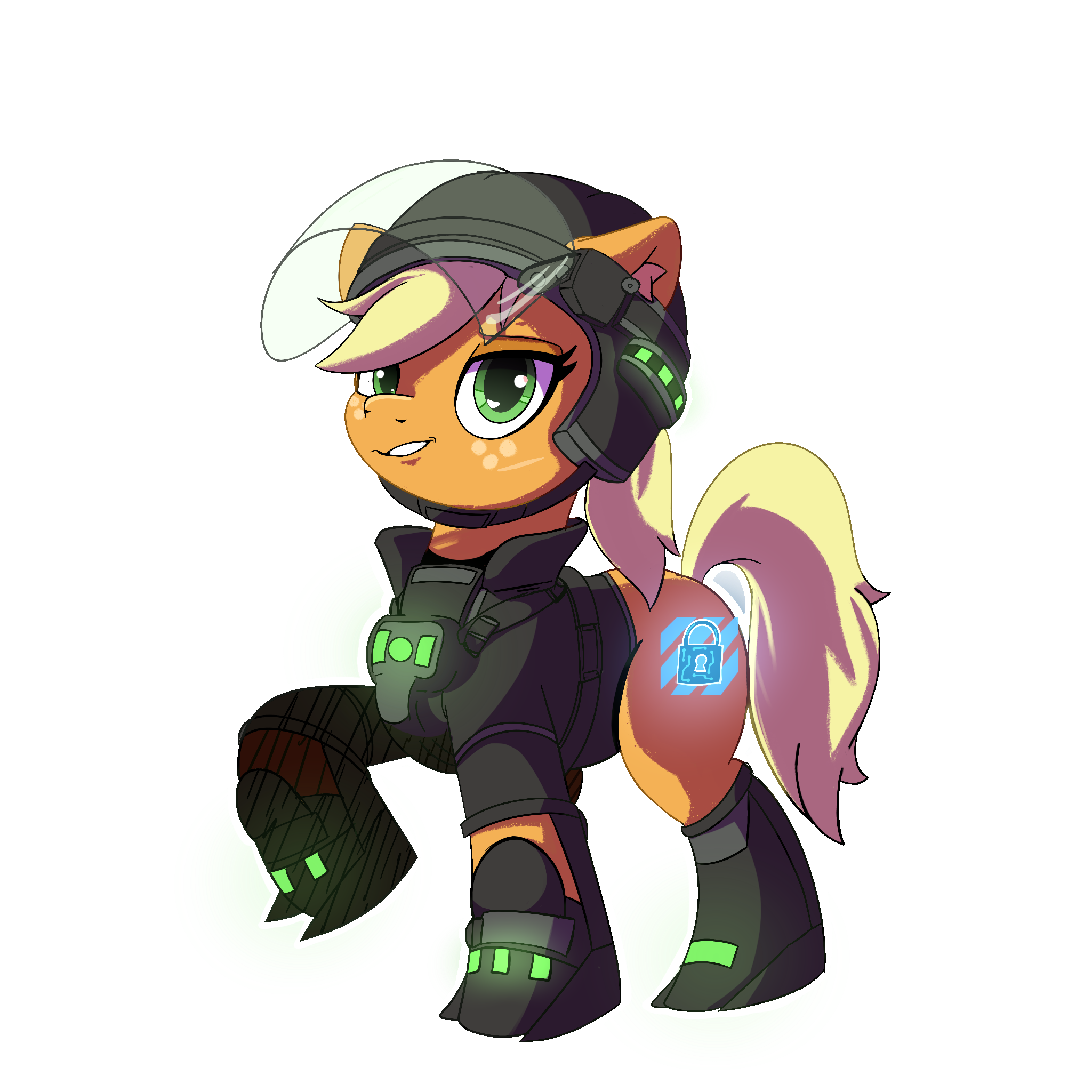 #3586140 - safe, artist:sirbreadstick99, applejack, earth pony, g4 ...