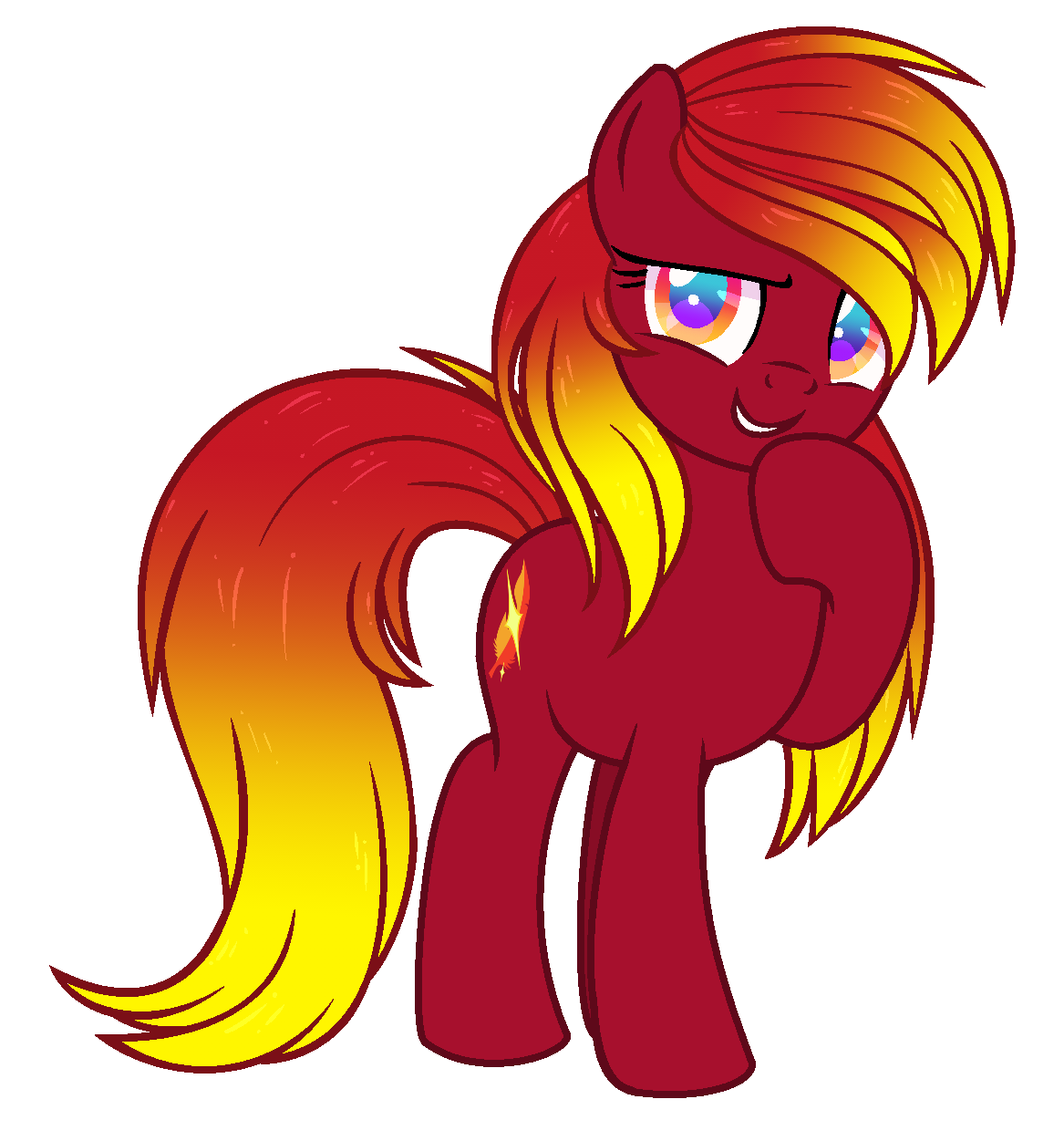 #3586449 - safe, artist:mewverse, oc, oc only, oc:paragon ire, hybrid ...