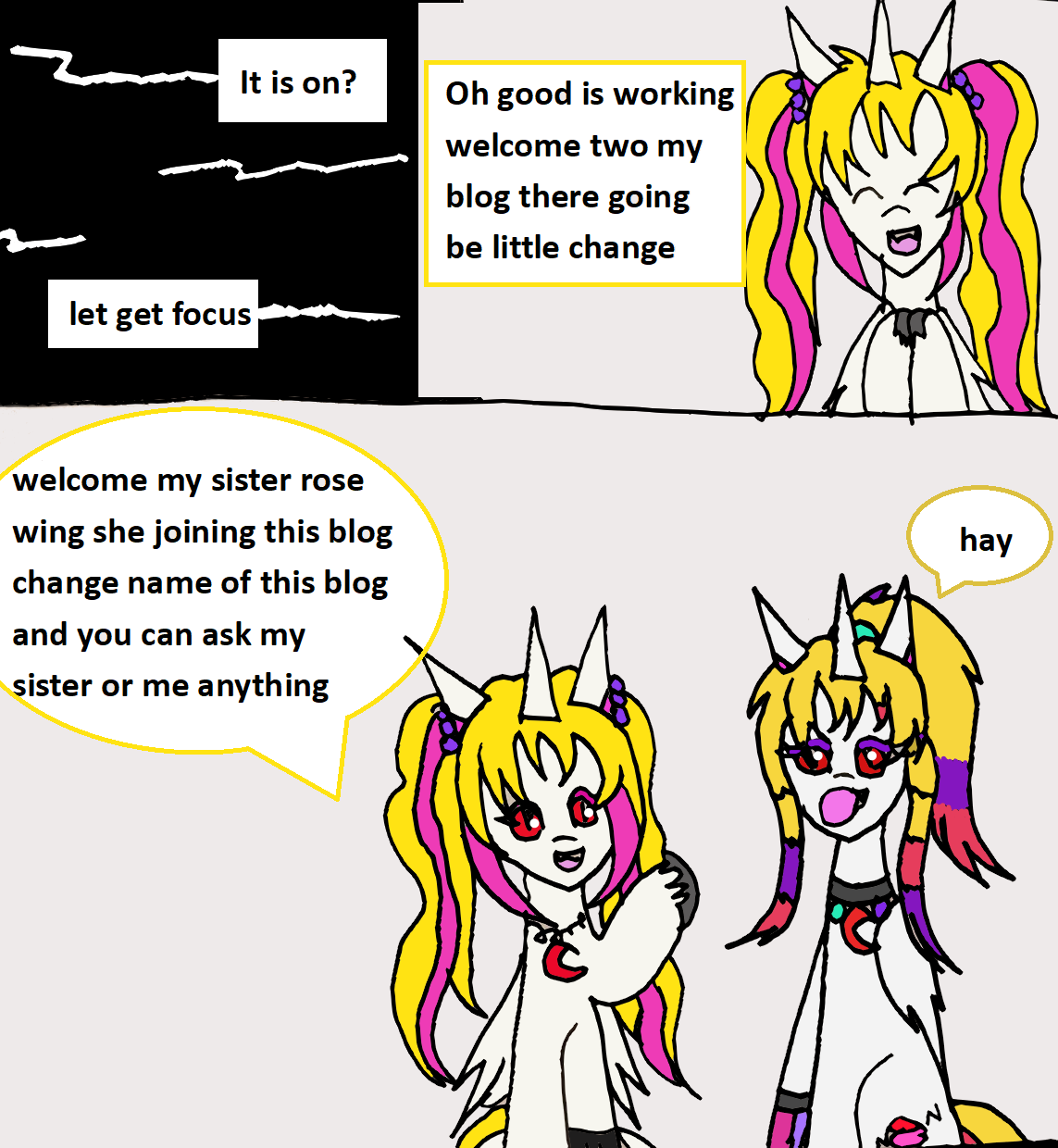 #3588840 - safe, artist:ask-luciavampire, oc, oc only, oc:ichigo glow ...