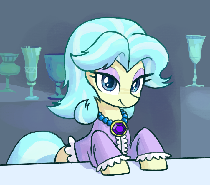 #3578843 - safe, artist:backgroundmares, amethyst gleam, earth pony ...