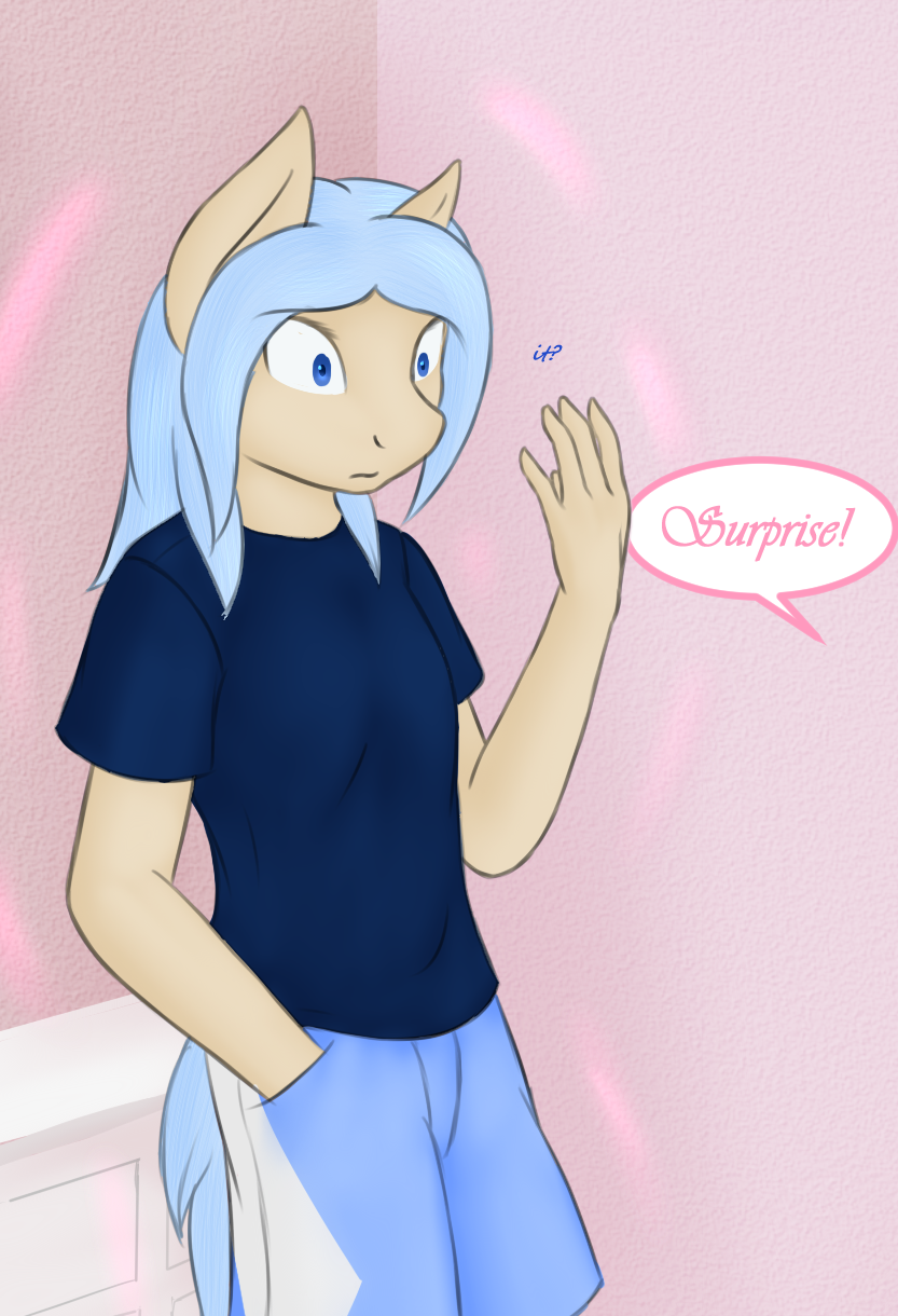 #3578986 - safe, artist:daf, oc, oc only, oc:sandy surf, anthro, anthro oc, bipedal, female ...