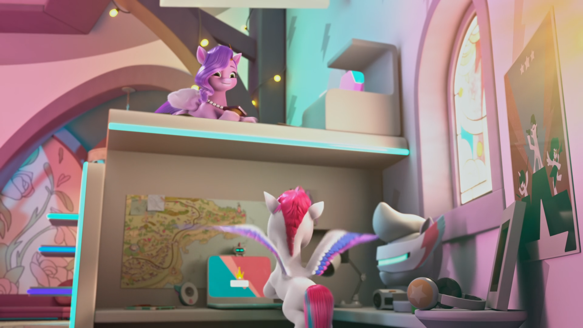 #3591075 - safe, screencap, pipp petals, zipp storm, pegasus, pony, g5, my little pony: make ...