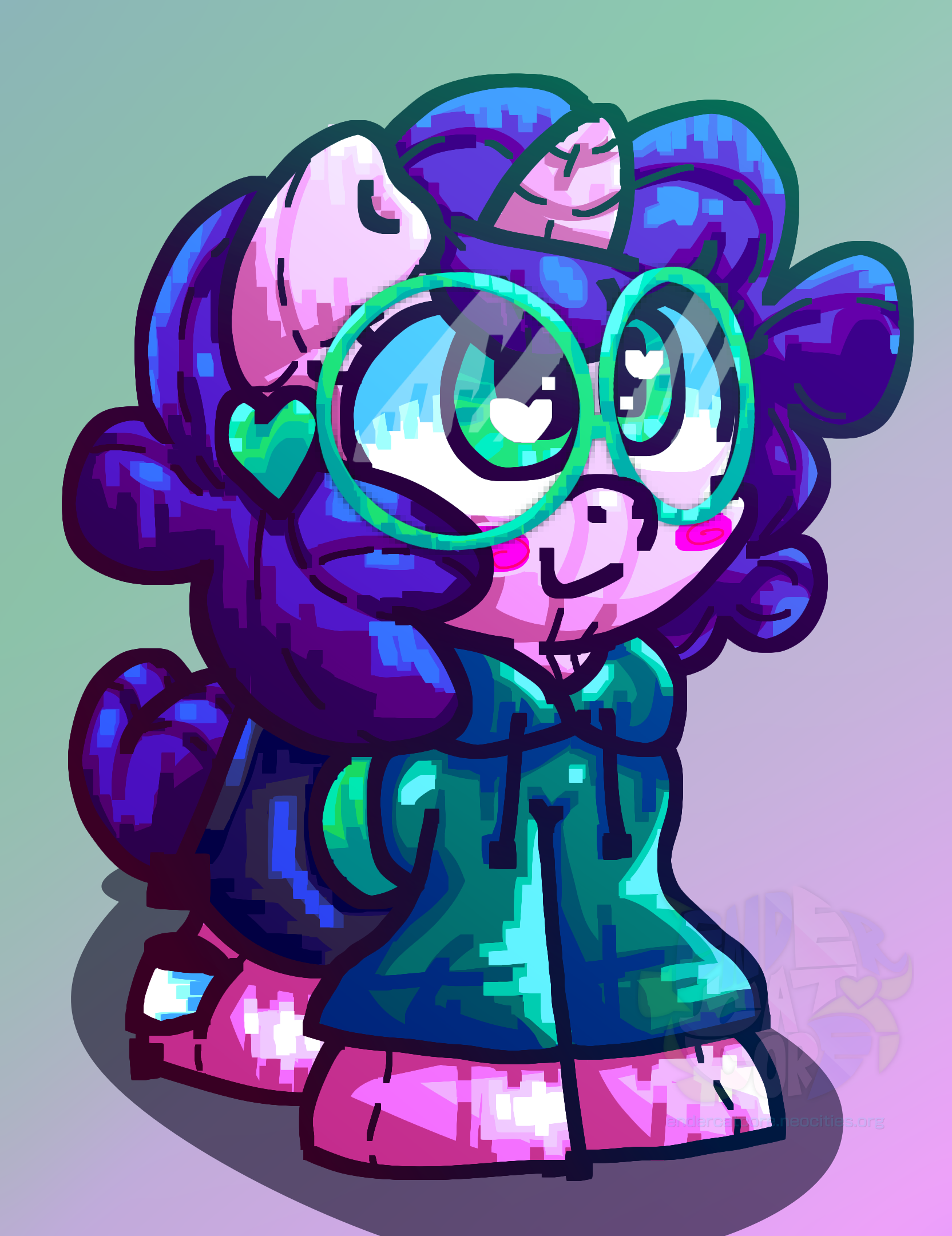 #3591351 - safe, artist:endercatcore, oc, oc only, oc:artshine aura, original species, plush ...