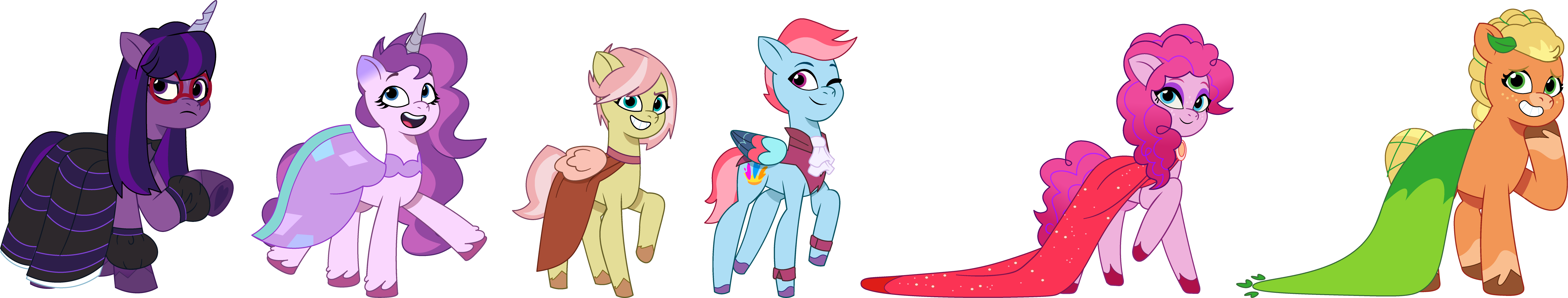 #3591726 - safe, artist:prixy05, oc, oc only, oc:flicker (g5), oc:gemme, oc:moss blossom, oc ...