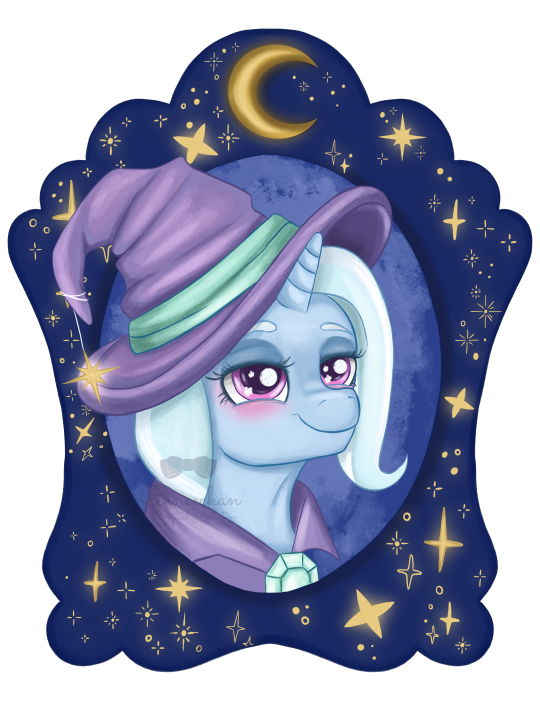 #3592864 - safe, artist:ohneechan, trixie, unicorn, g4, bust, female ...