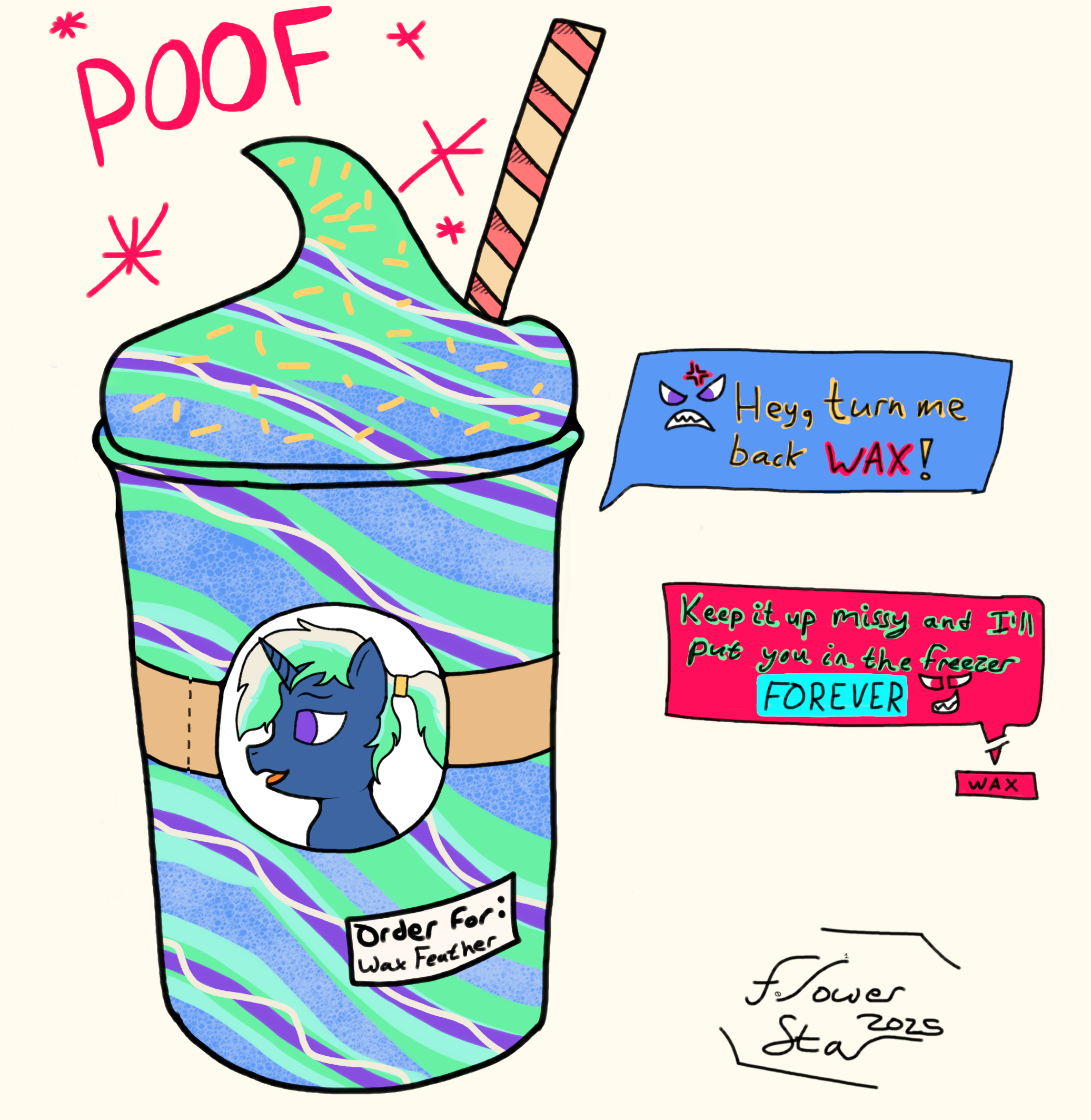 #3592865 - suggestive, artist:flower star, oc, oc:skies everfree, oc ...