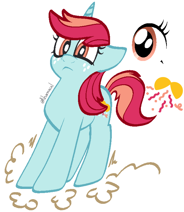 #3593167 - safe, artist:kharmacal, oc, oc only, oc:splendor splash, pony, unicorn, 2025, :c ...