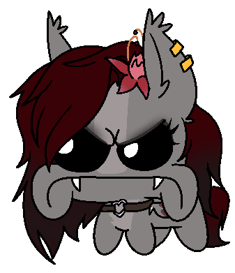 #3593328 - safe, artist:b(r)at, oc, oc only, oc:scarlet petals, bat ...