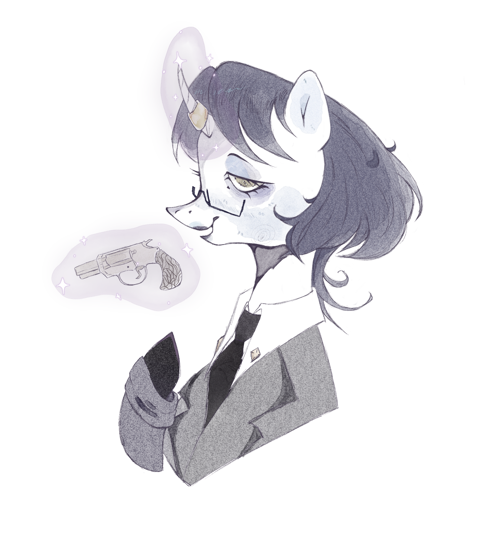 #3594228 - safe, artist:feyfall, oc, oc only, pony, unicorn, fallout ...