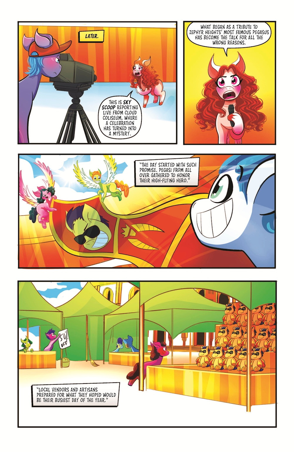 #3594825 - safe, artist:asia simone, idw, airen, sky scoop, earth pony ...