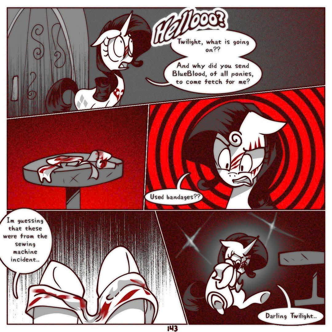 #3595123 - semi-grimdark, artist:sinclairdugore, rarity, pony, unicorn ...