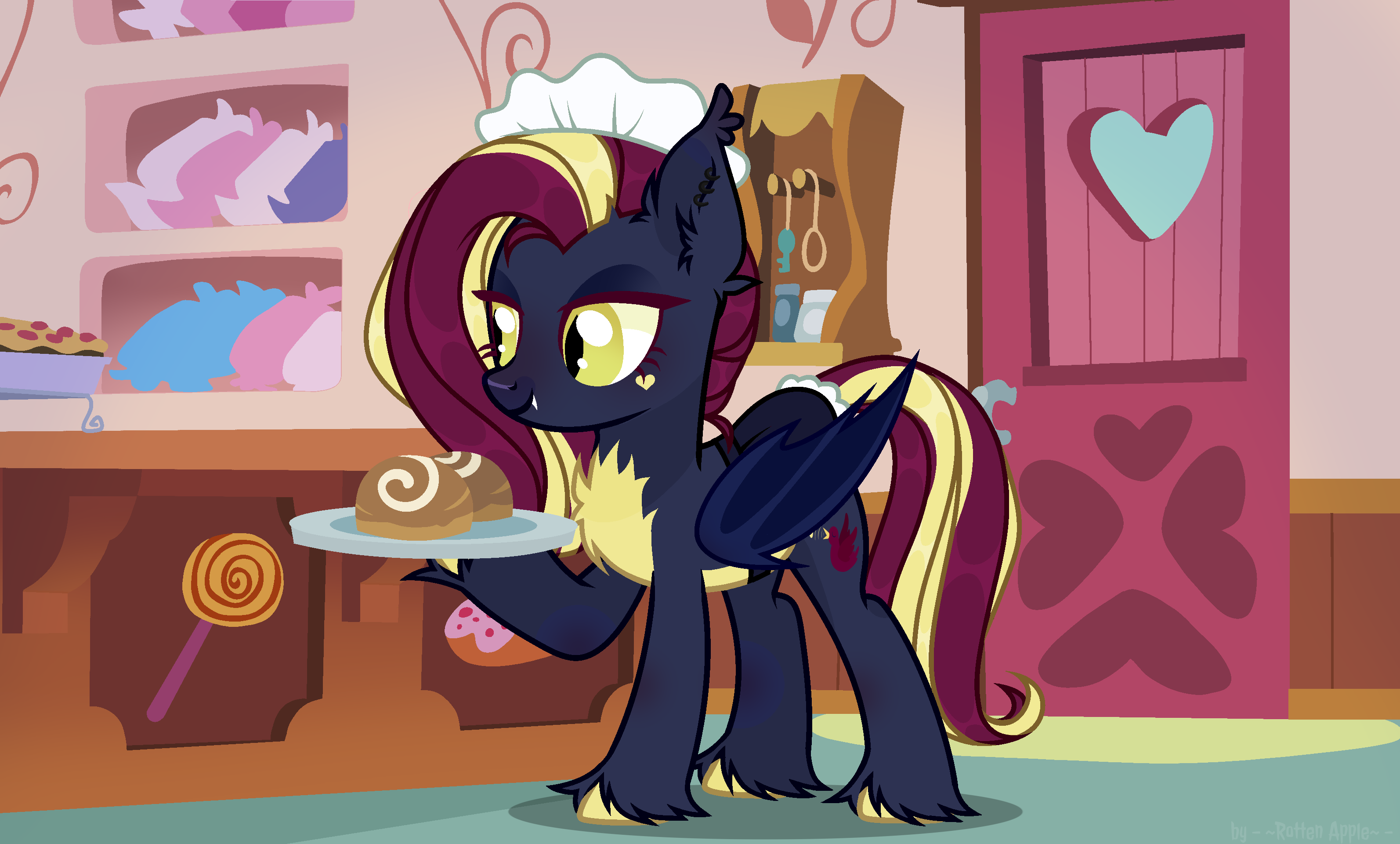 #3579553 - safe, artist:rotten apple, oc, oc only, oc:nightingale ode ...