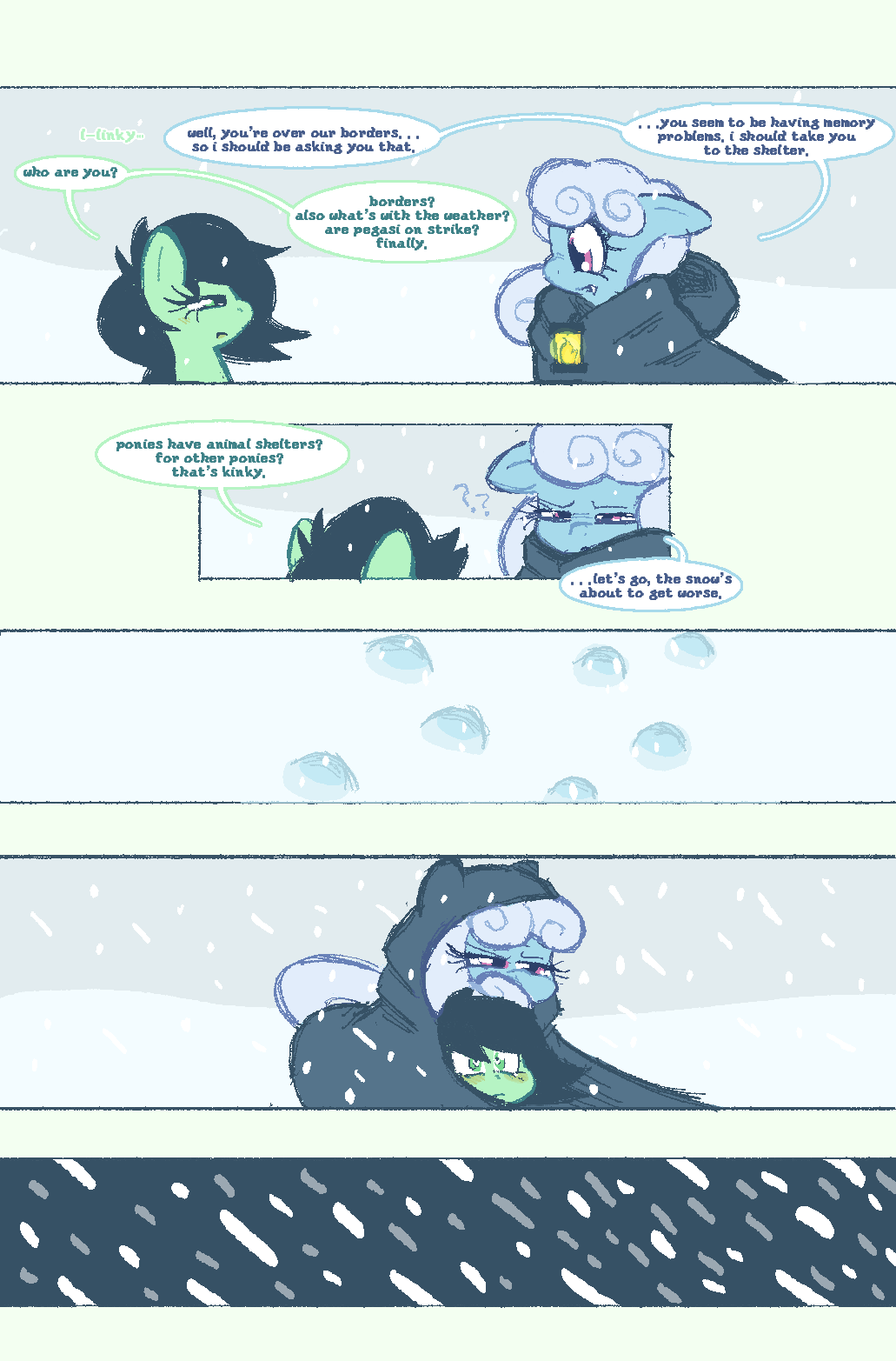 #3579764 - safe, artist:batneet, derpibooru exclusive, linky, shoeshine, oc, oc:anon-mare, earth ...