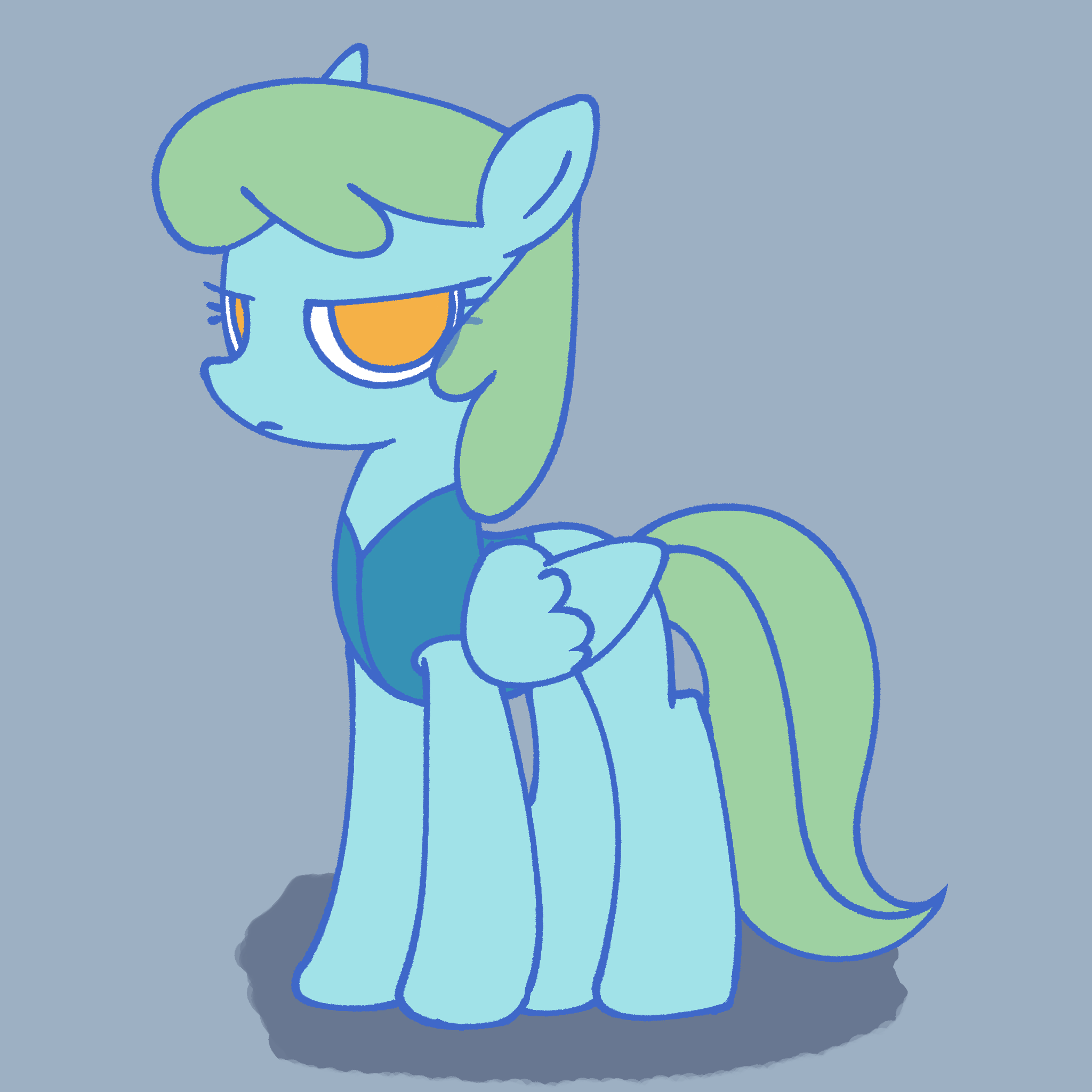 #3596651 - safe, artist:backgroundmares, wind chill, pegasus, pony, g4 ...