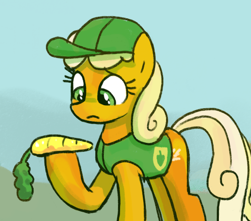 #3596673 - safe, artist:backgroundmares, manely gold, earth pony, pony ...