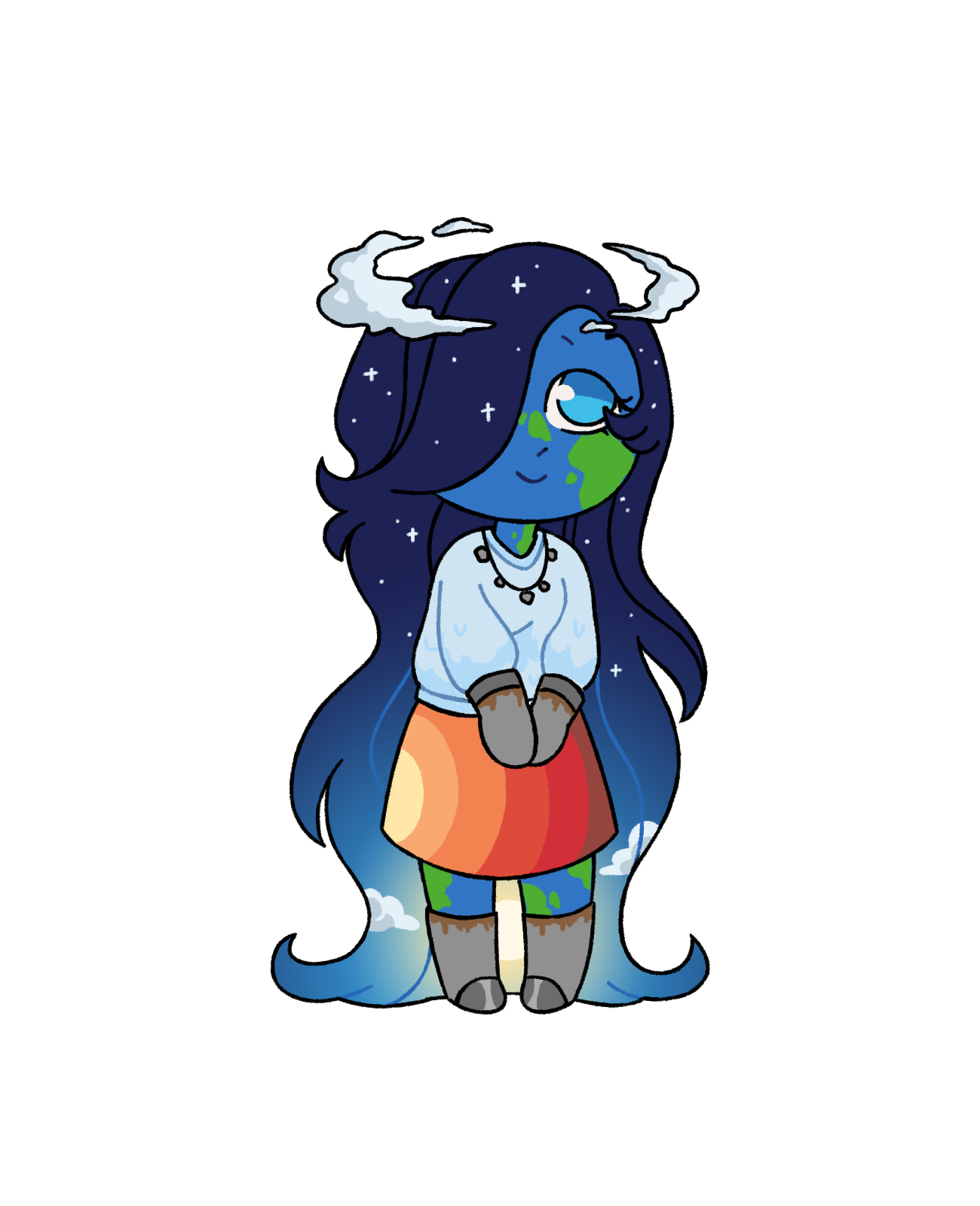 #3596945 - safe, artist:tinypurplebrush, oc, oc only, oc:terra natura ...