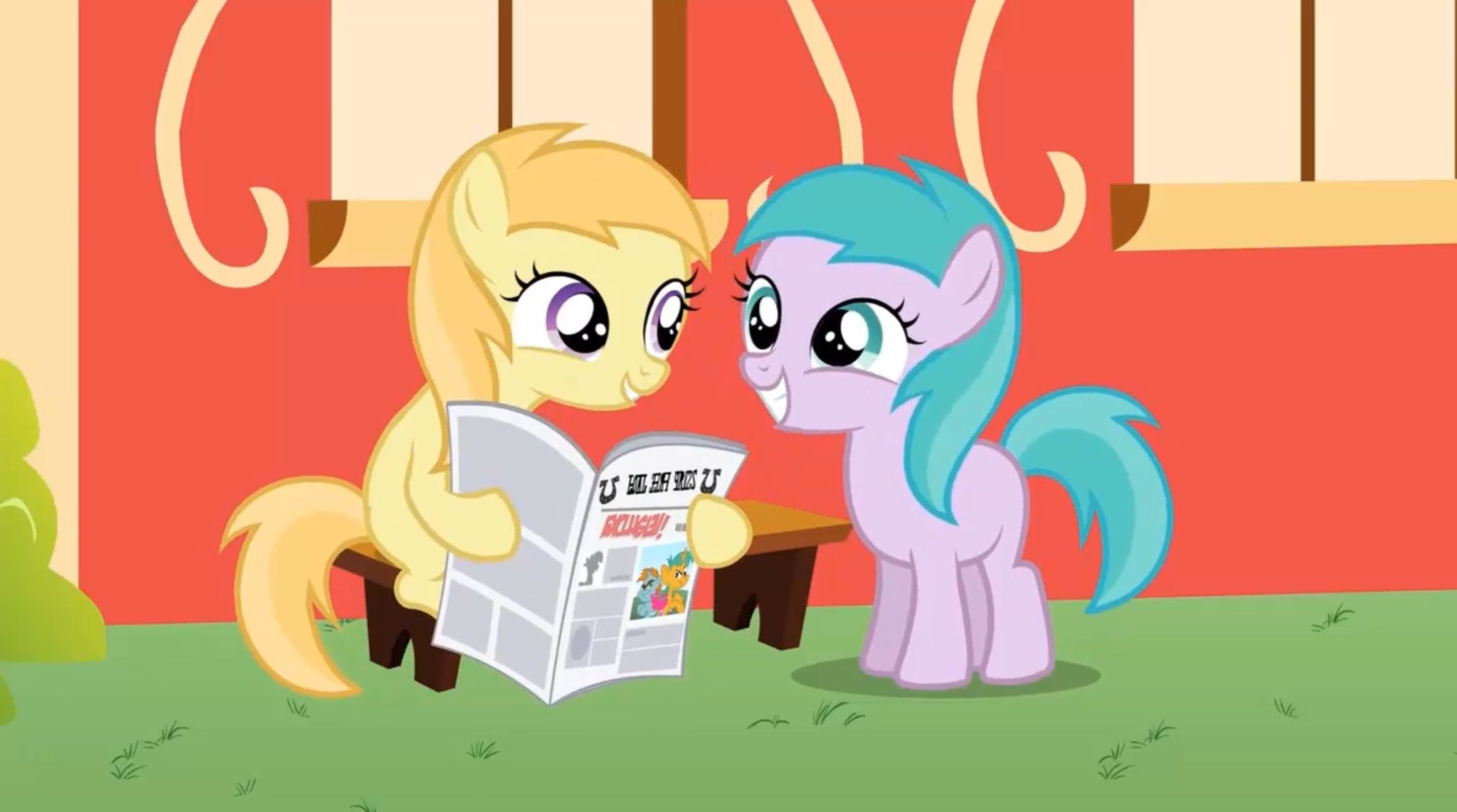 #3580028 - safe, screencap, aura (g4), noi, snails, snips, earth pony ...