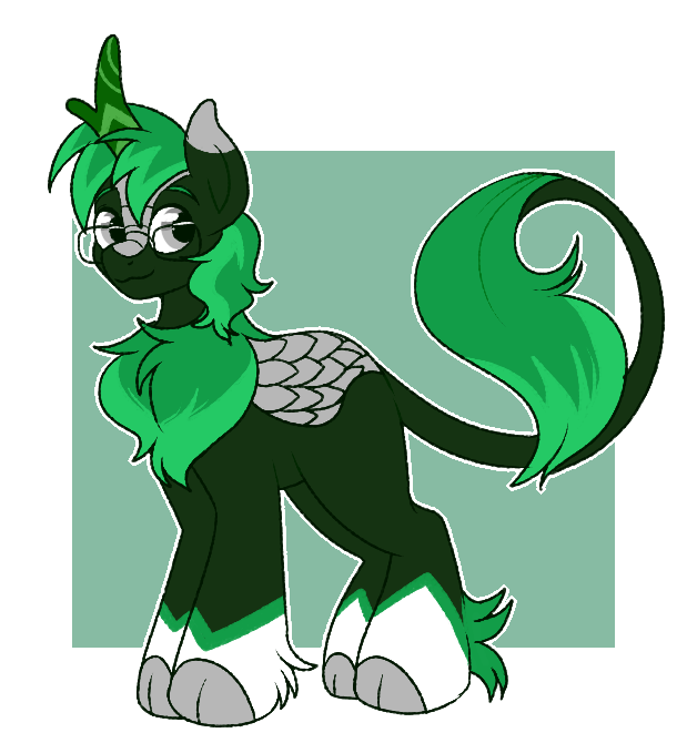 #3580039 - safe, artist:lulubell, oc, oc only, oc:enviro, kirin, glasses, kirin oc, male, solo ...