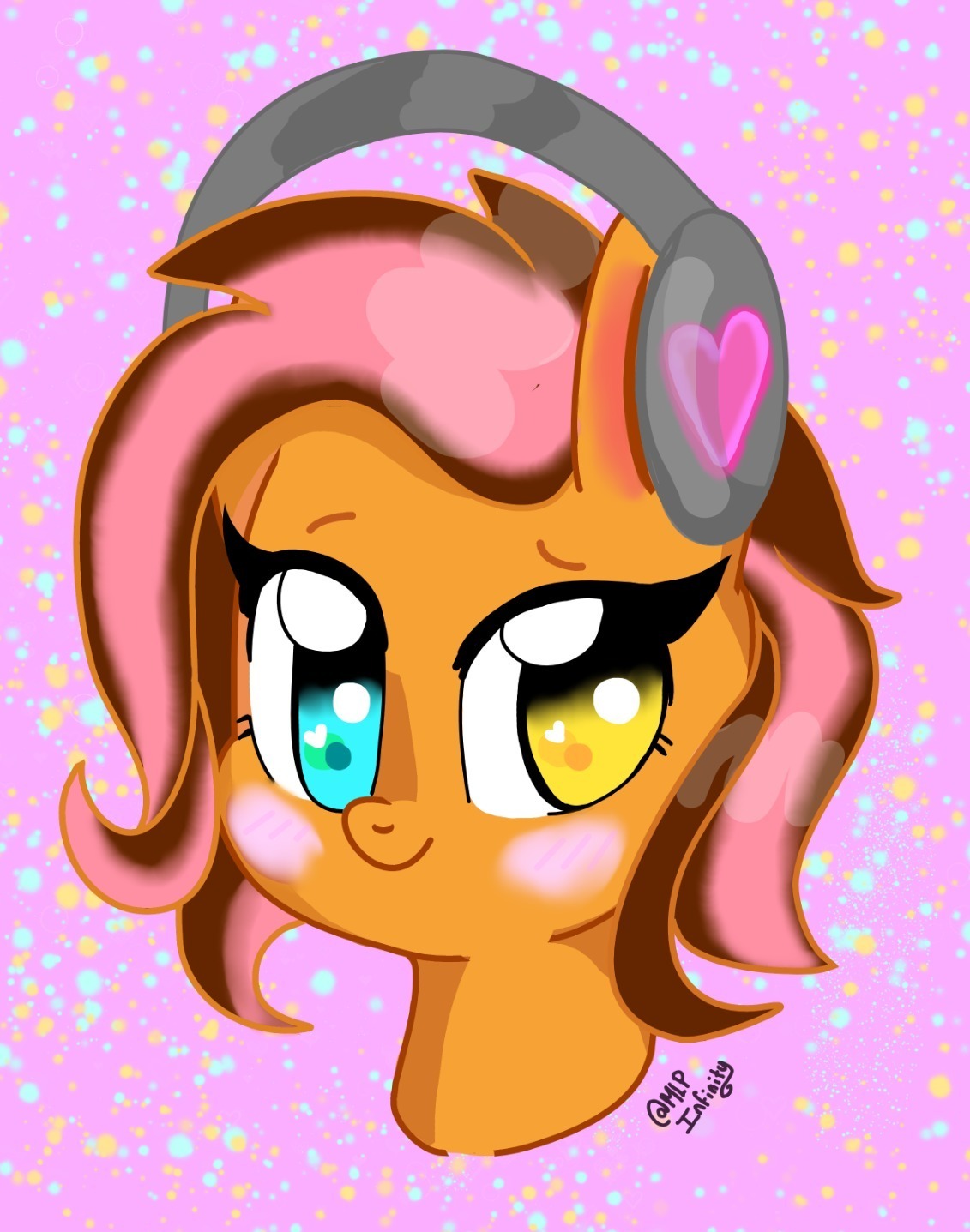 #3581436 - safe, artist:mlp infinity, oc, oc only, oc:kurntis, earth pony, pony, bust ...