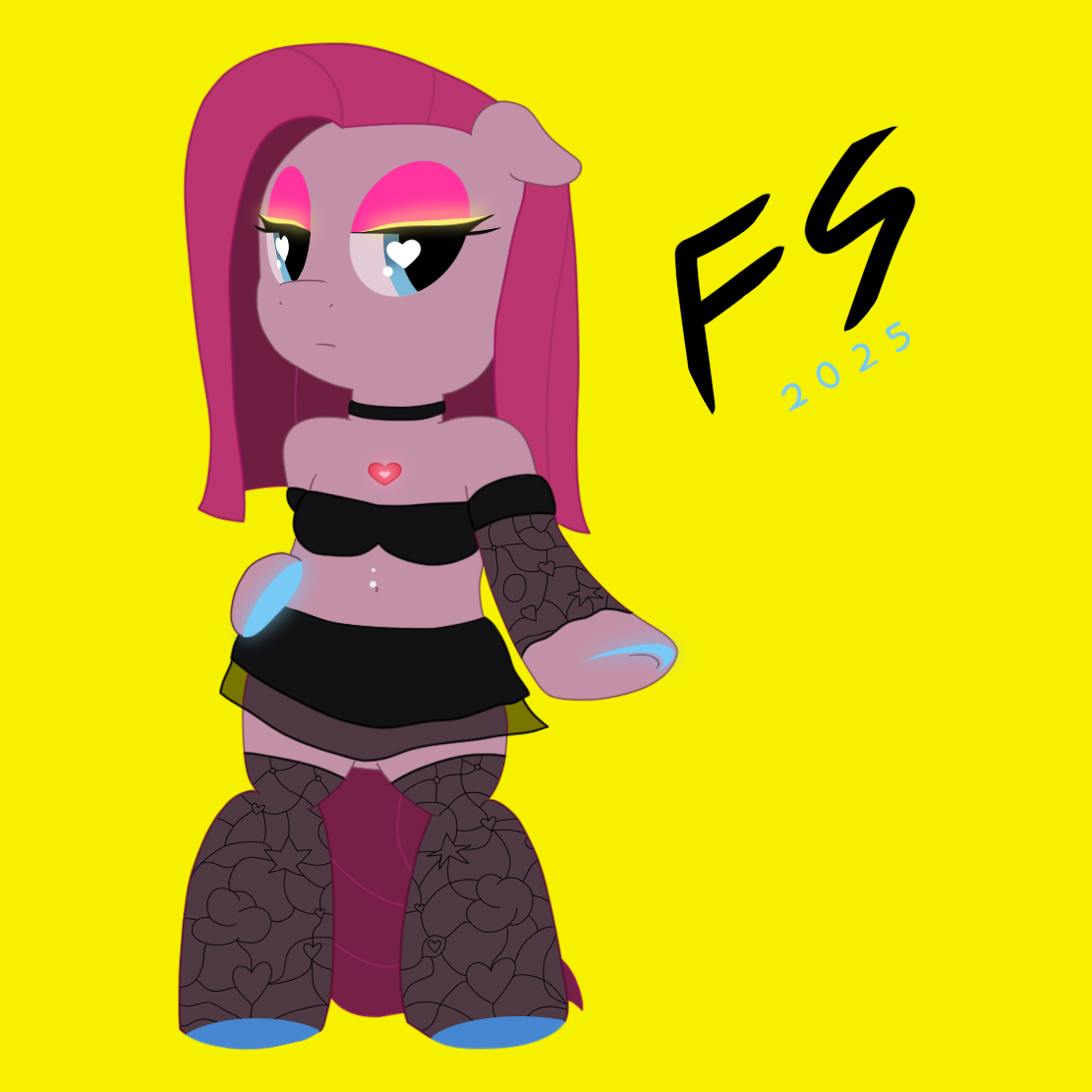 #3581793 - safe, artist:fskindness, pinkie pie, earth pony, pony, semi ...