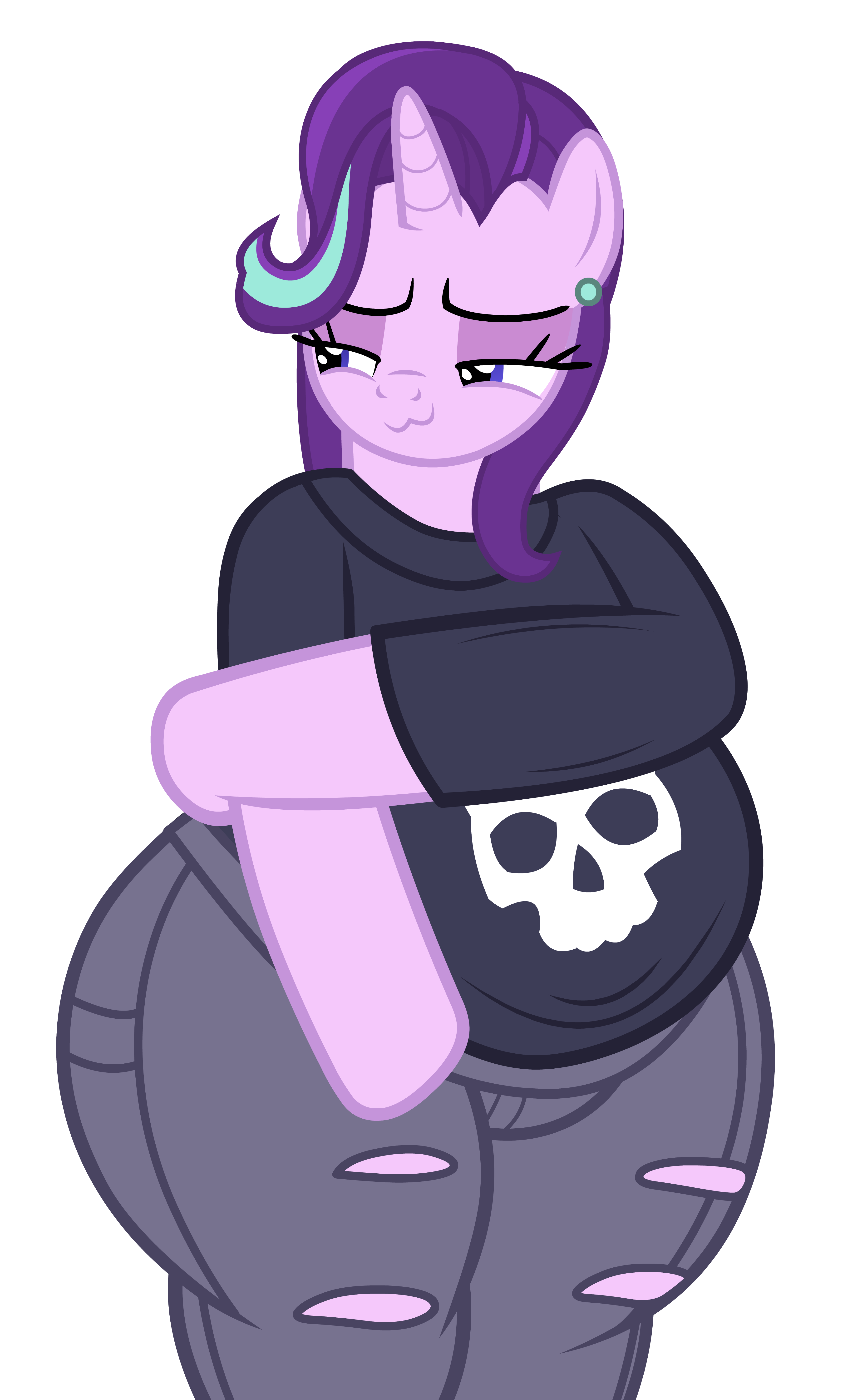 #3582067 - suggestive, artist:marevectorsmv, part of a set, starlight ...