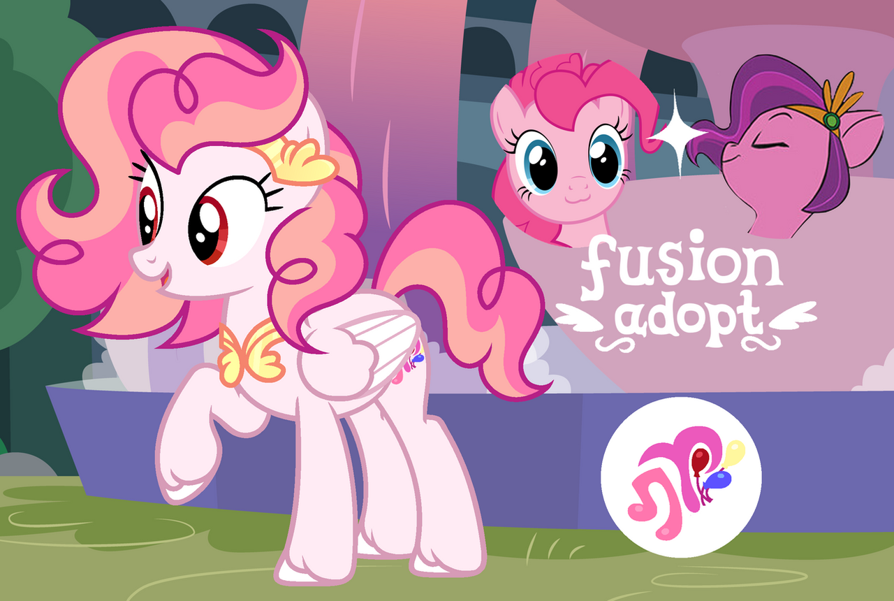 #3582092 - safe, artist:vi45, pinkie pie, pipp petals, oc, pegasus, pony, g4, g5, female, fusion ...