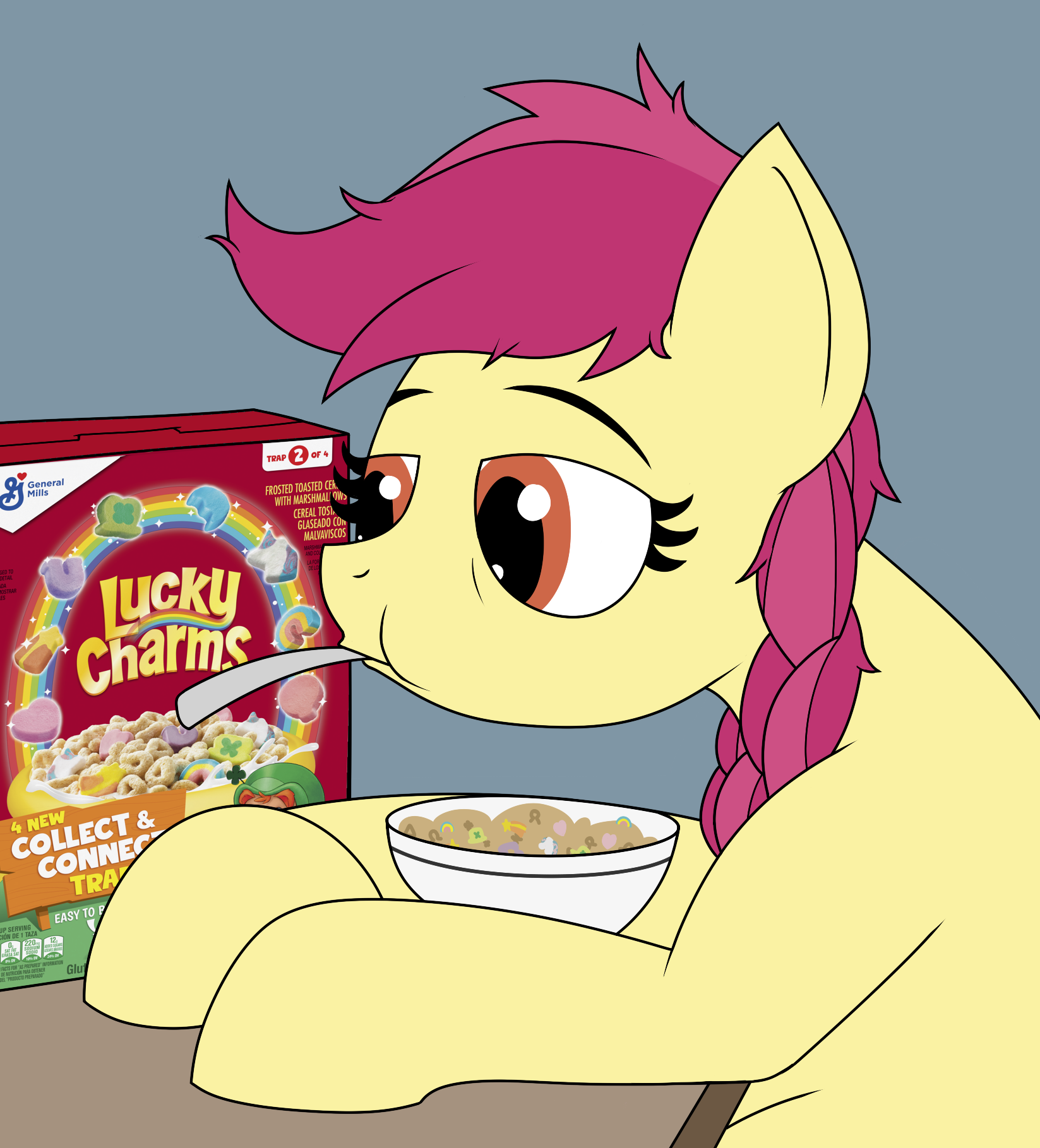 #3582805 - safe, artist:craftedburb, lucky charm (g4), earth pony, pony ...