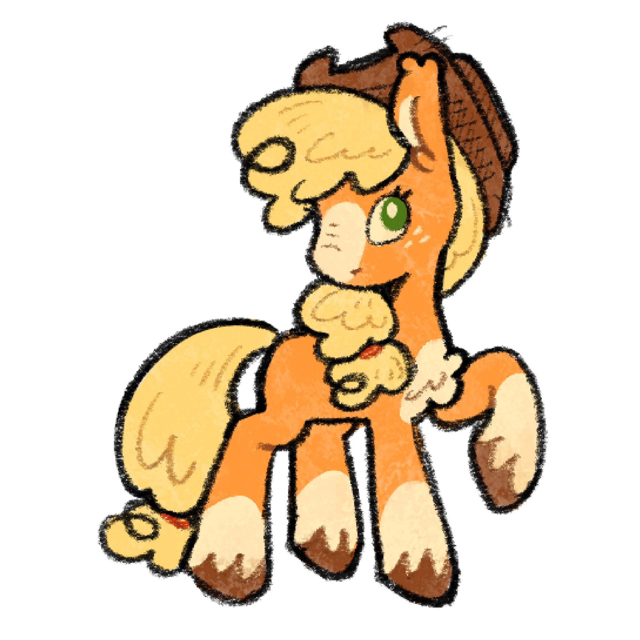 #3582822 - safe, artist:ponysweets, applejack, earth pony, pony, g4, my ...