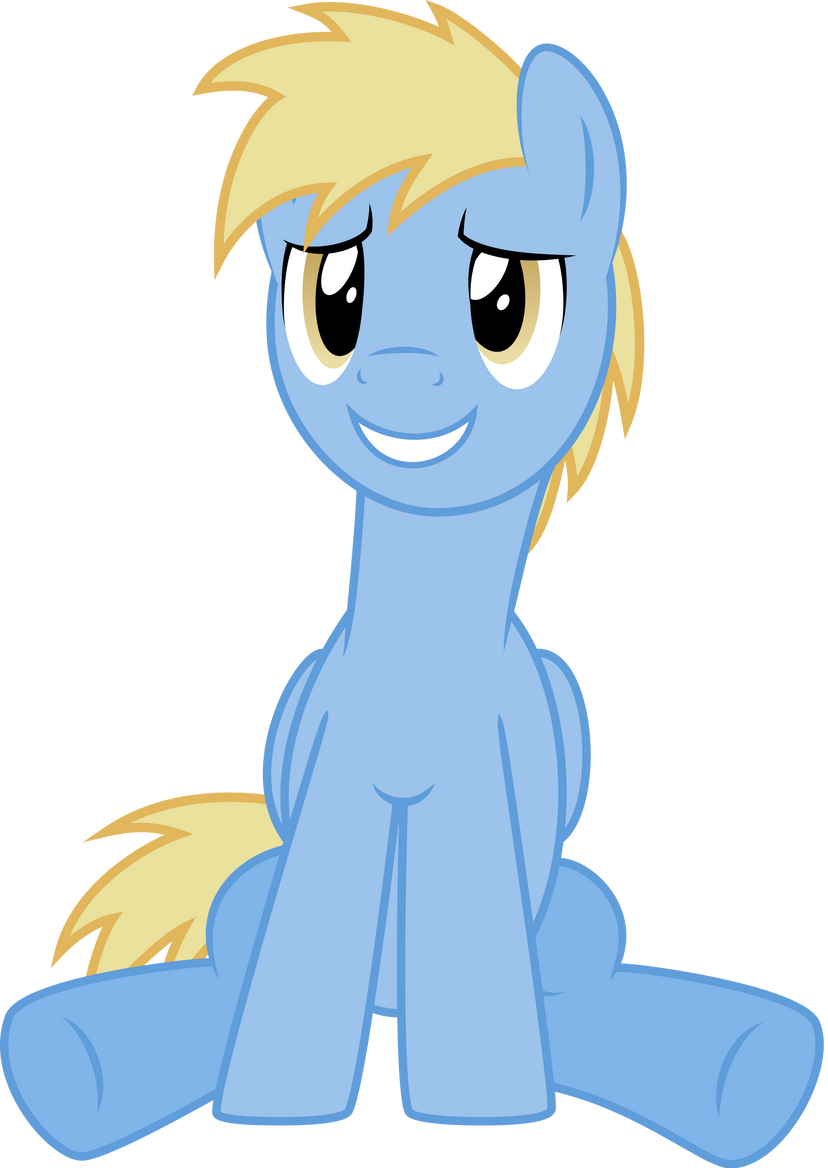 #3583094 - safe, artist:silvervectors, cerulean skies, pegasus, pony ...