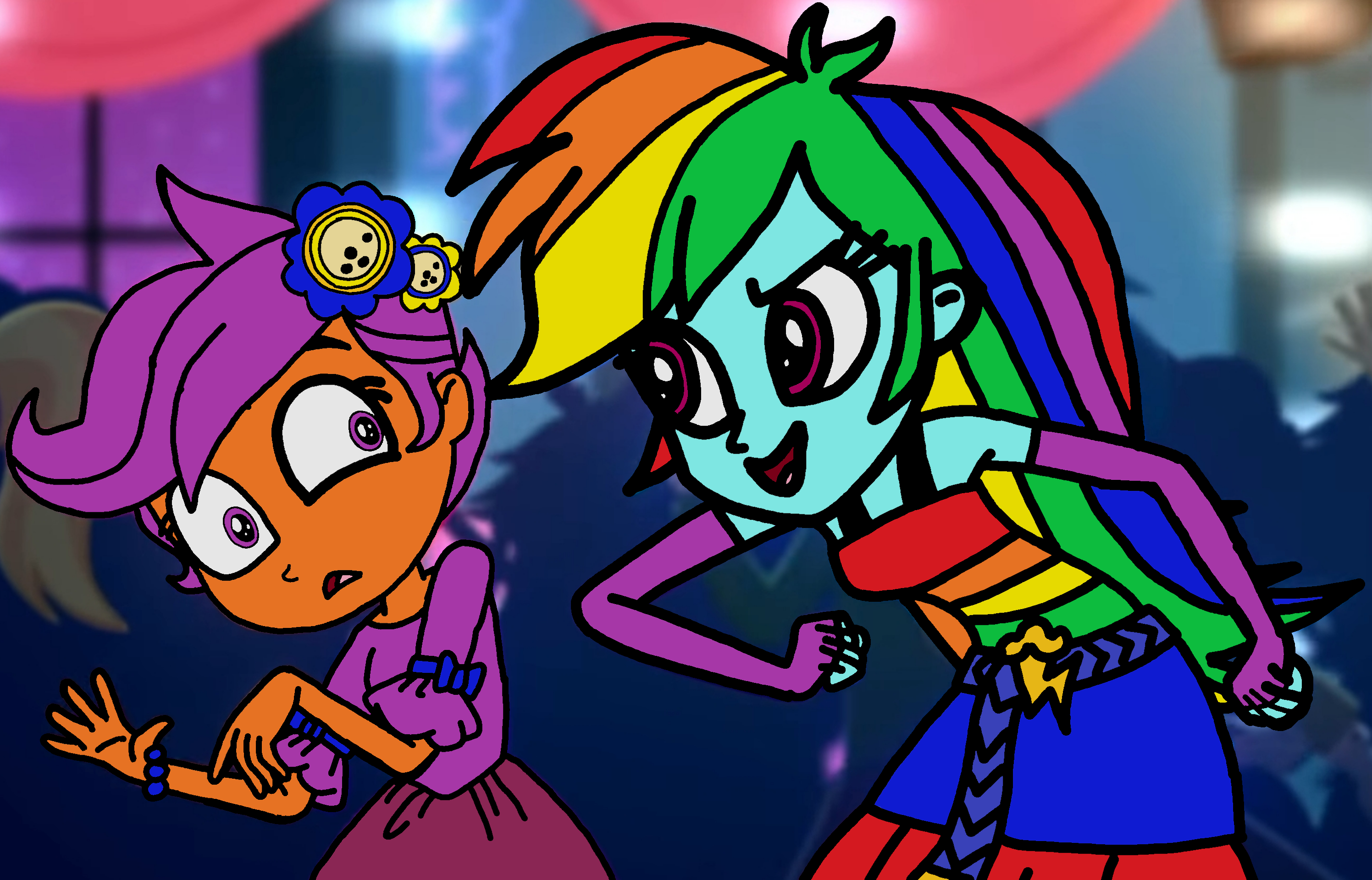 #3583282 - safe, artist:dragonkingamn, edit, edited screencap ...