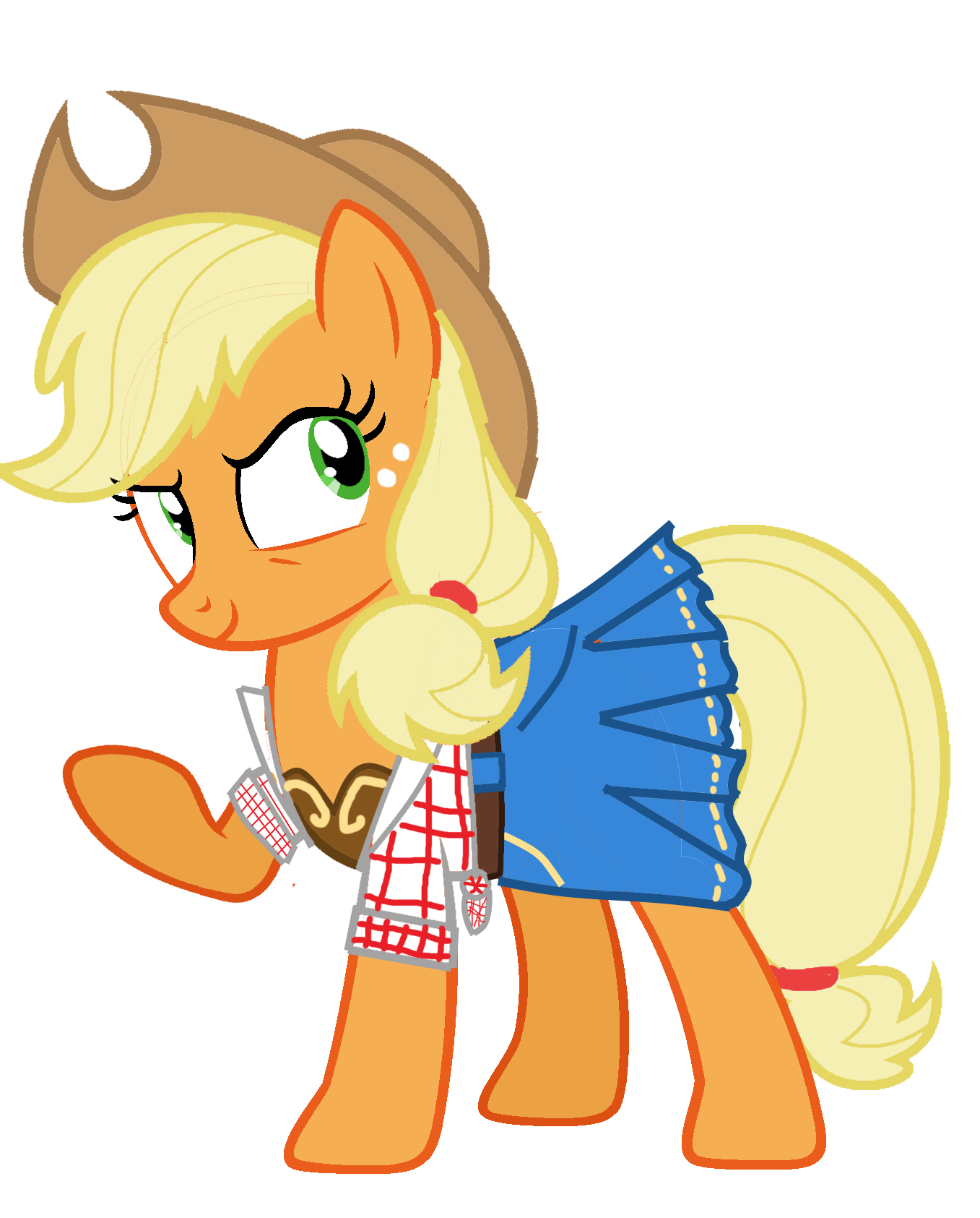 #3583710 - safe, artist:digigex90, applejack, earth pony, pony, g4 ...