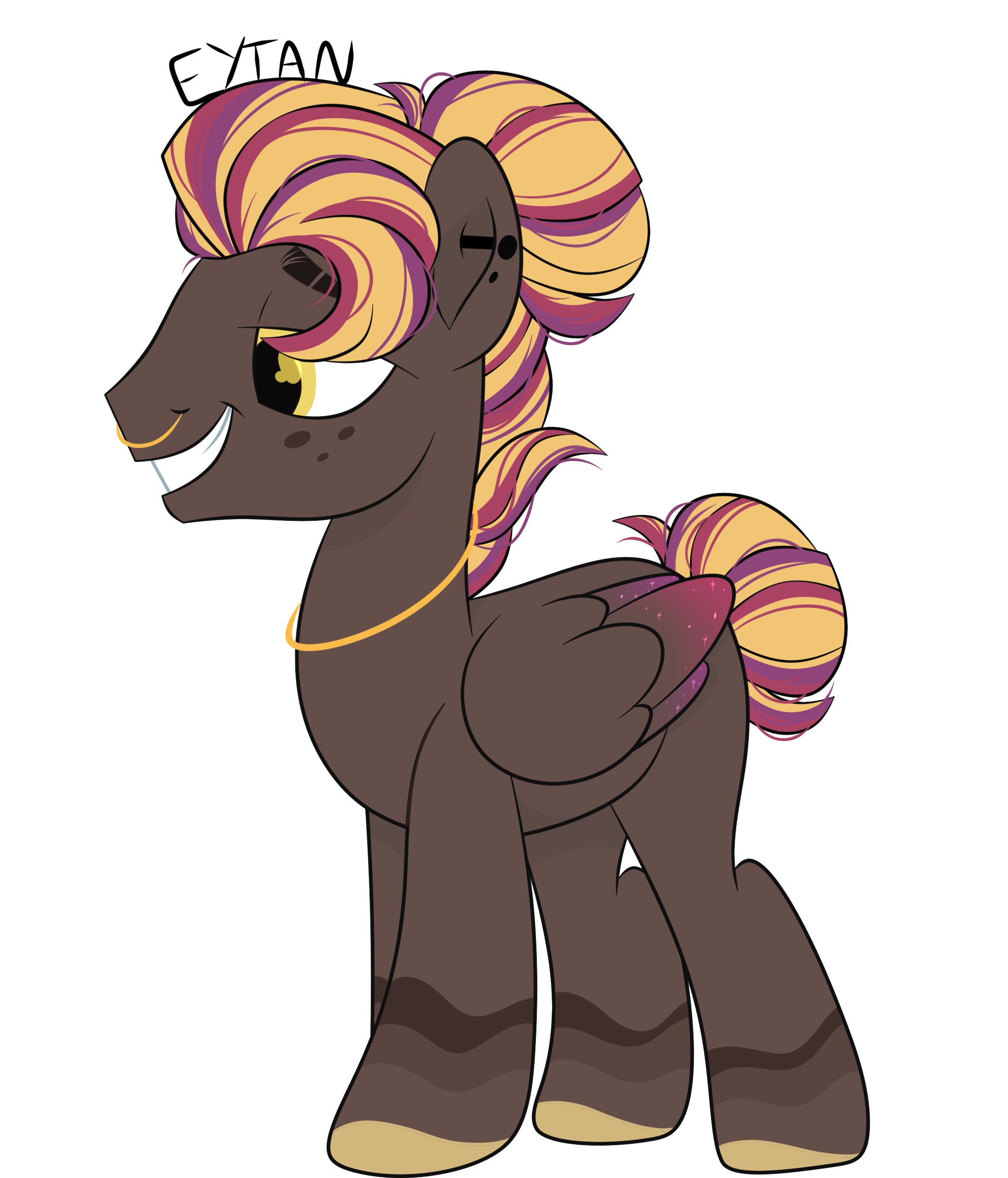 #3583860 - safe, artist:gelians, oc, oc only, pegasus, pony, male, nose ...