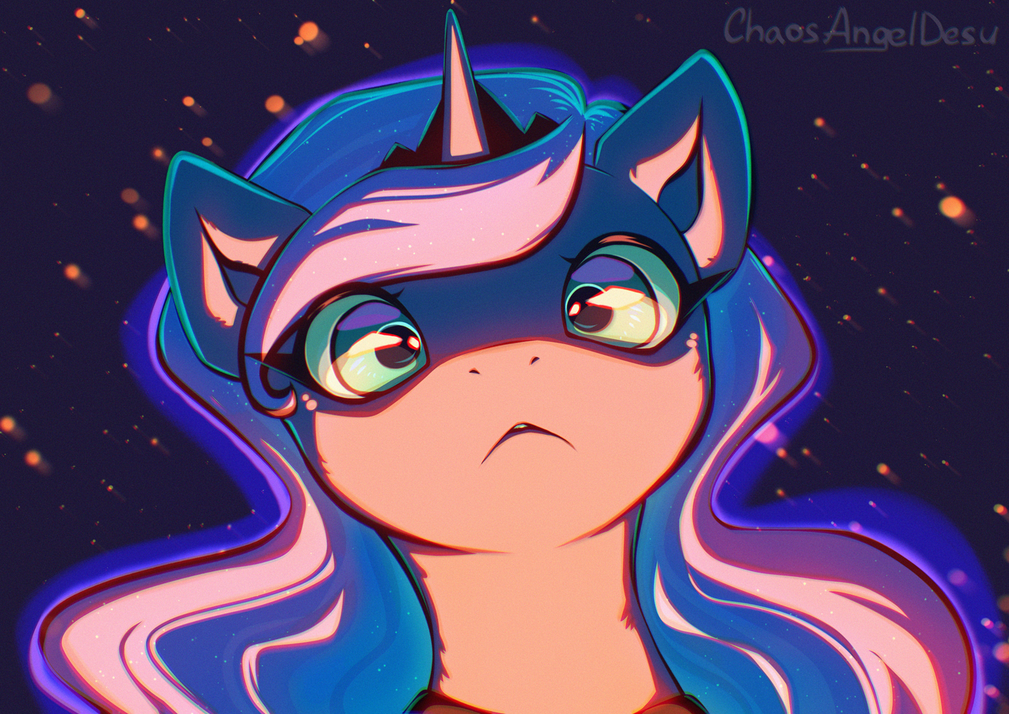 #3597341 - safe, artist:chaosangeldesu, princess luna, alicorn, pony, g4,