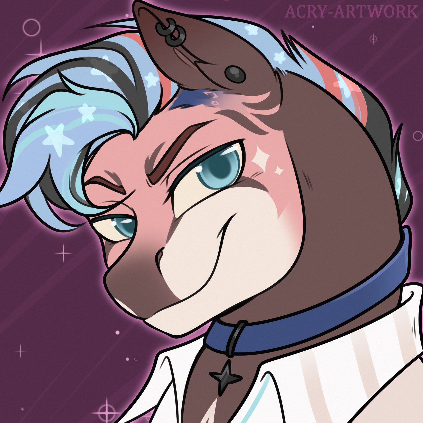 #3597578 - safe, artist:acry-artwork, oc, oc only, oc:estrela, pony, solo - Derpibooru