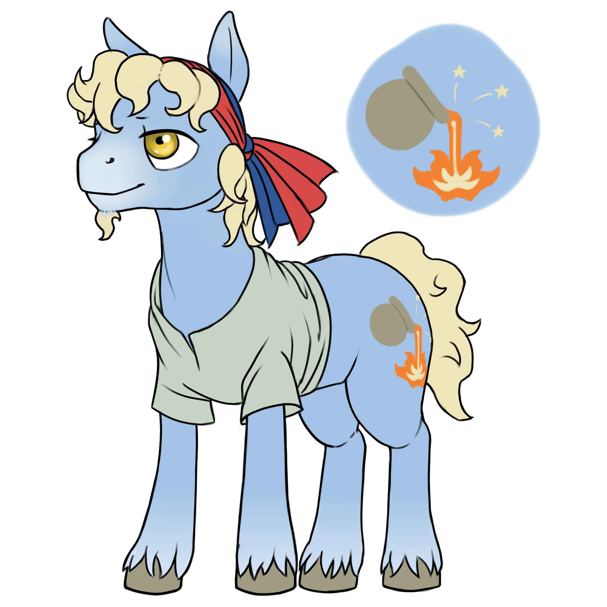 #3604357 - safe, artist:multiverseequine, derpibooru exclusive, oc, oc only, oc:hot steele ...