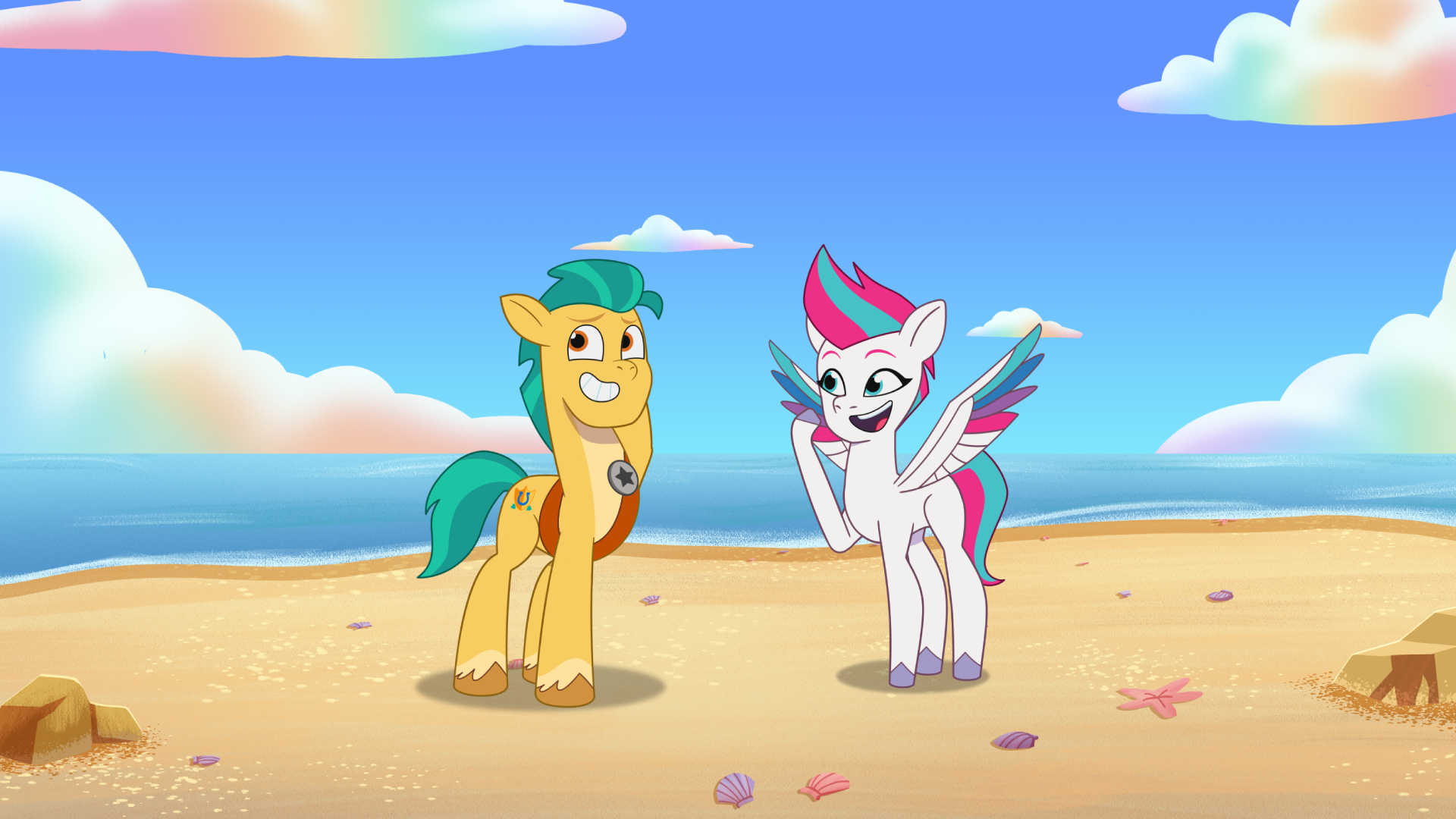 #3604417 - safe, artist:raindashesp, hitch trailblazer, zipp storm ...