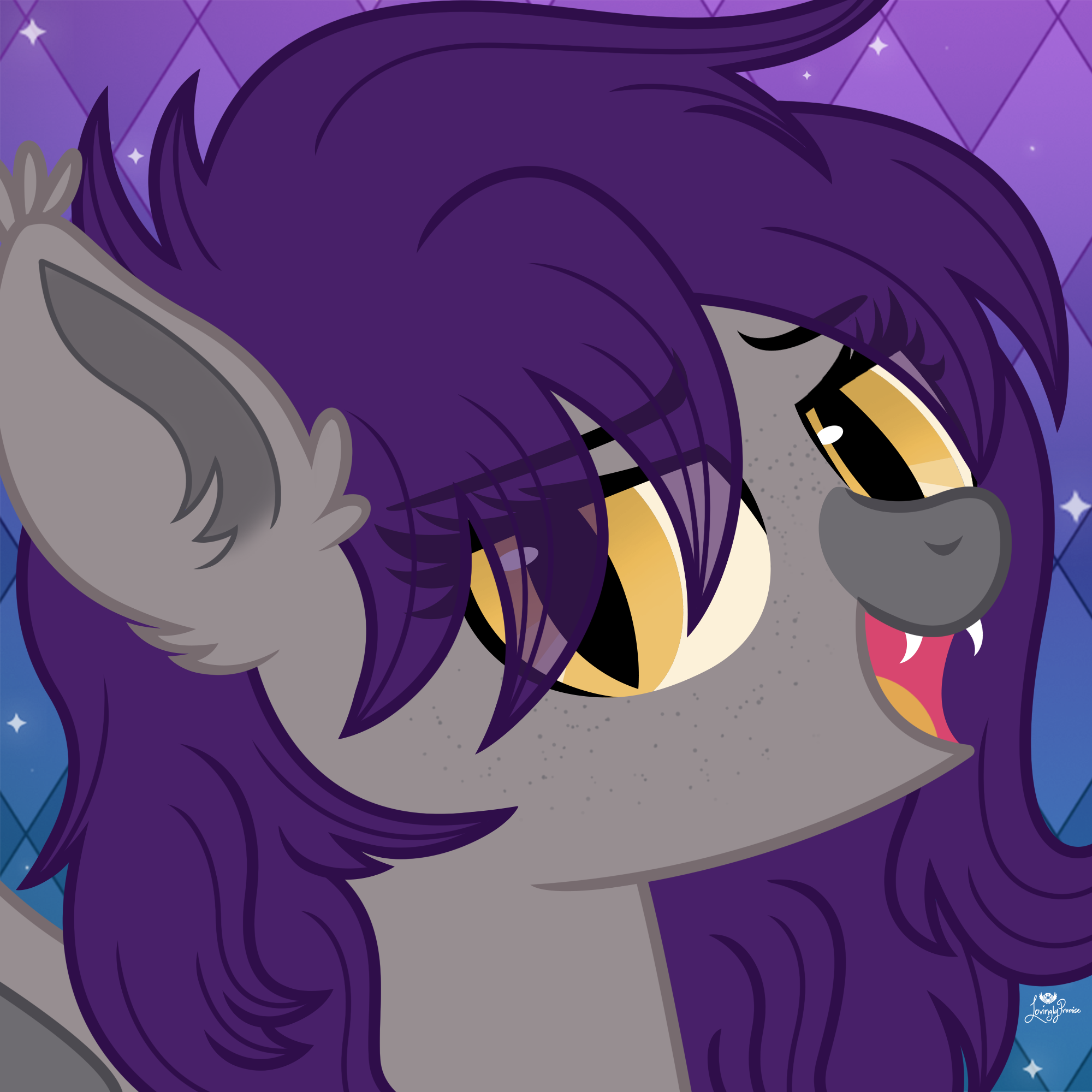 #3605469 - safe, artist:lovinglypromise, oc, bat pony, pony, bust, ear ...