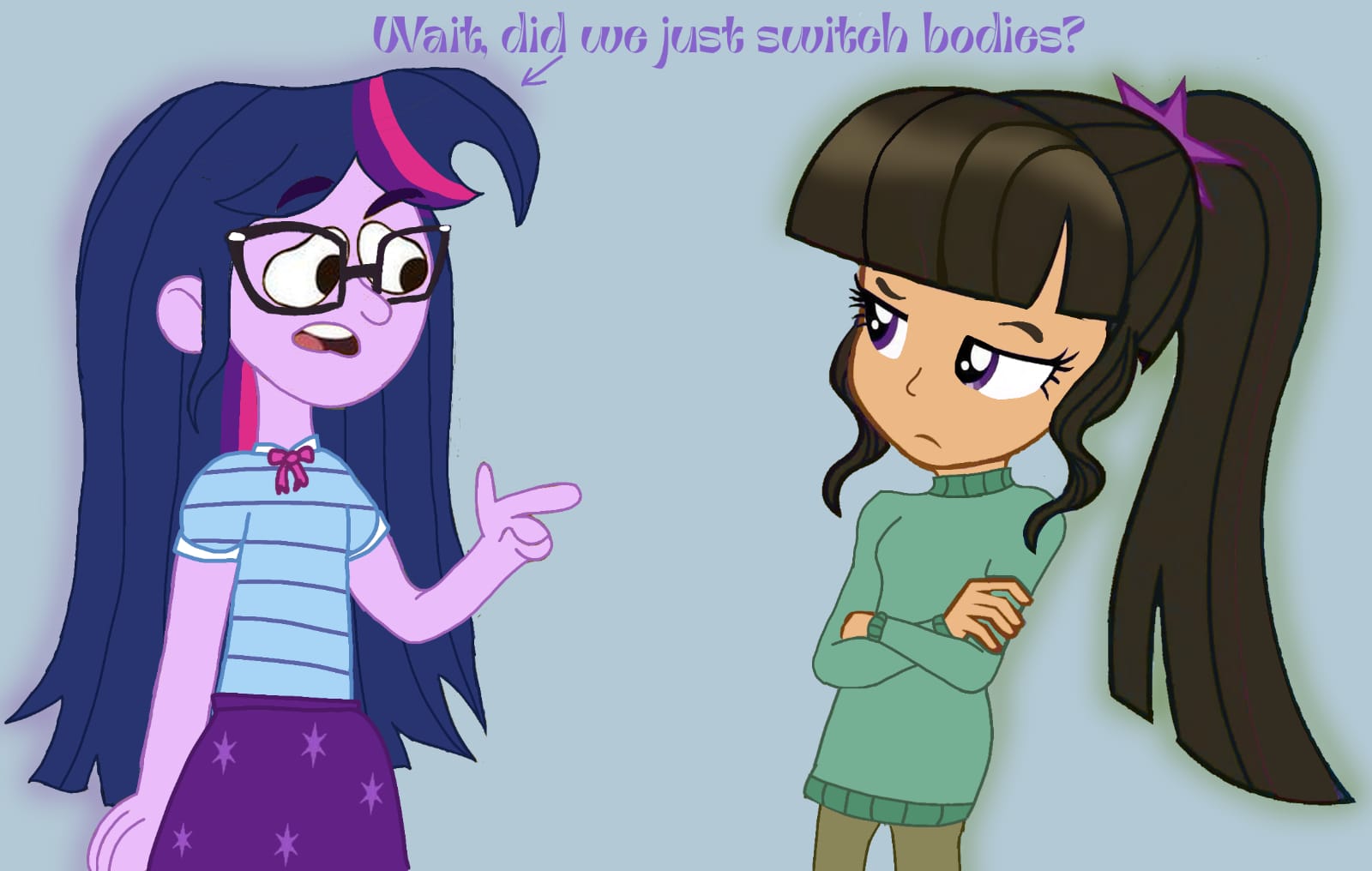 #3605616 - safe, artist:vitalioness, sci-twi, twilight sparkle, human ...