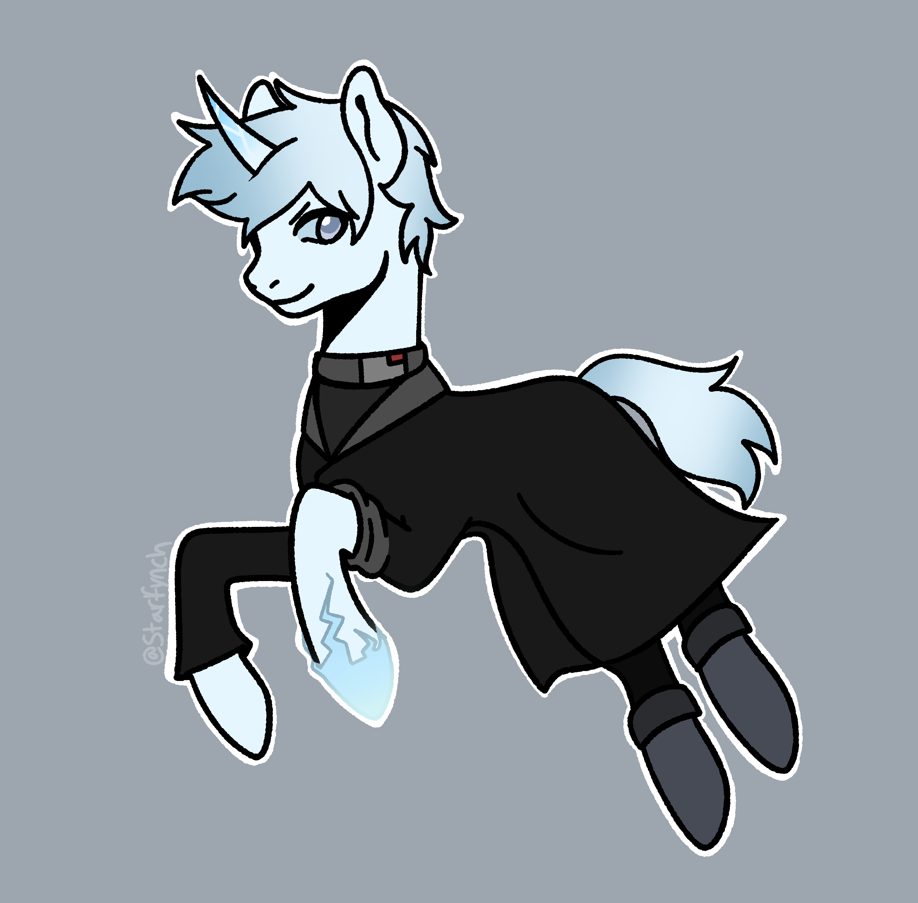 #3606436 - safe, artist:starfynch, oc, oc only, oc:freezerburn, pony ...