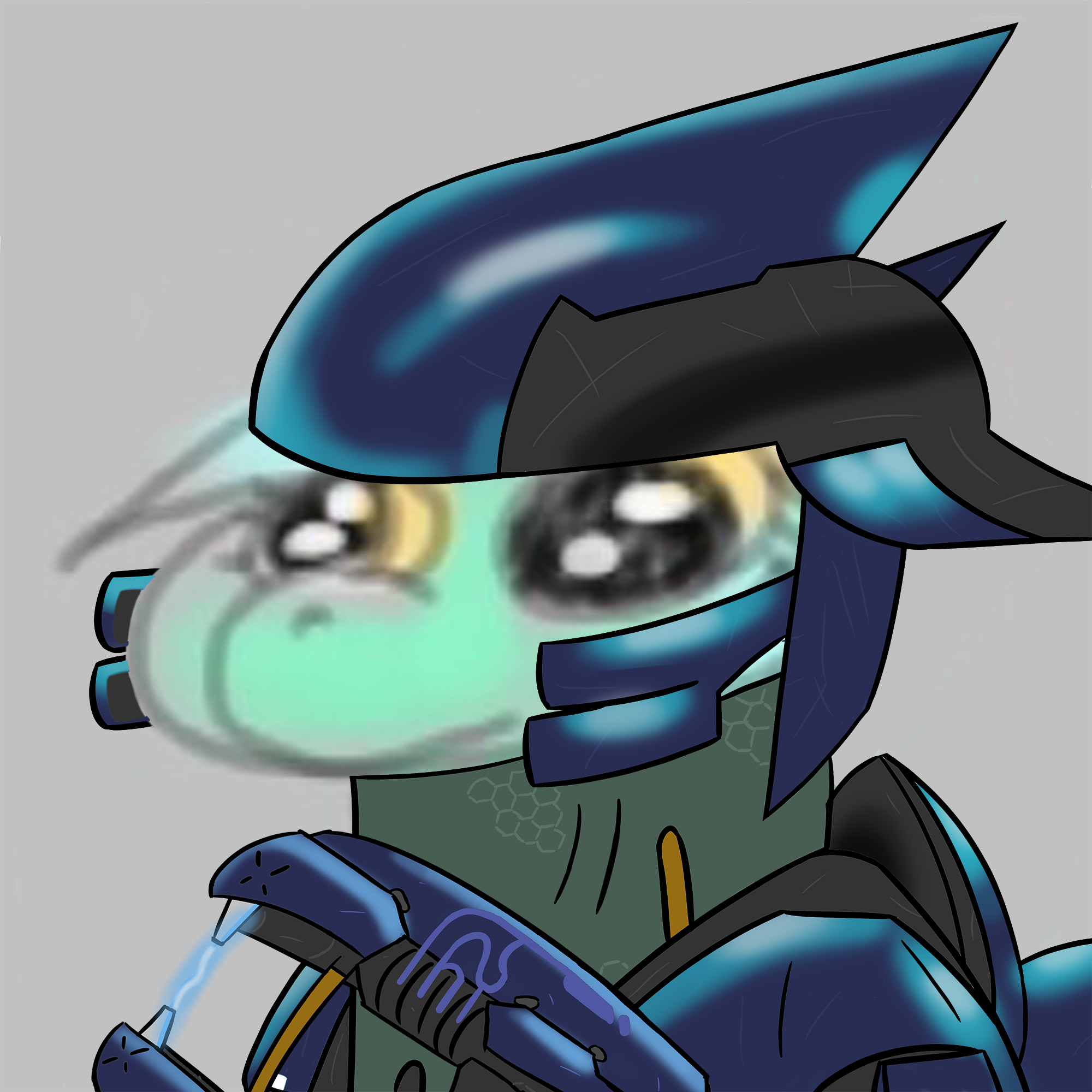 #3606504 - safe, artist:maranium, lyra heartstrings, pony, g4, halo ...