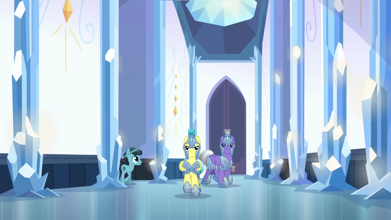 #3606841 - safe, screencap, amethyst stone, crystal hoof, radiant gold ...