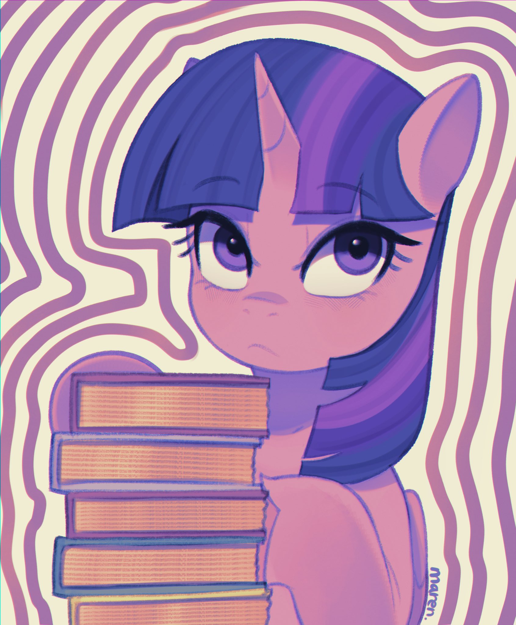 #3607204 - safe, artist:maren, twilight sparkle, alicorn, pony, g4 ...