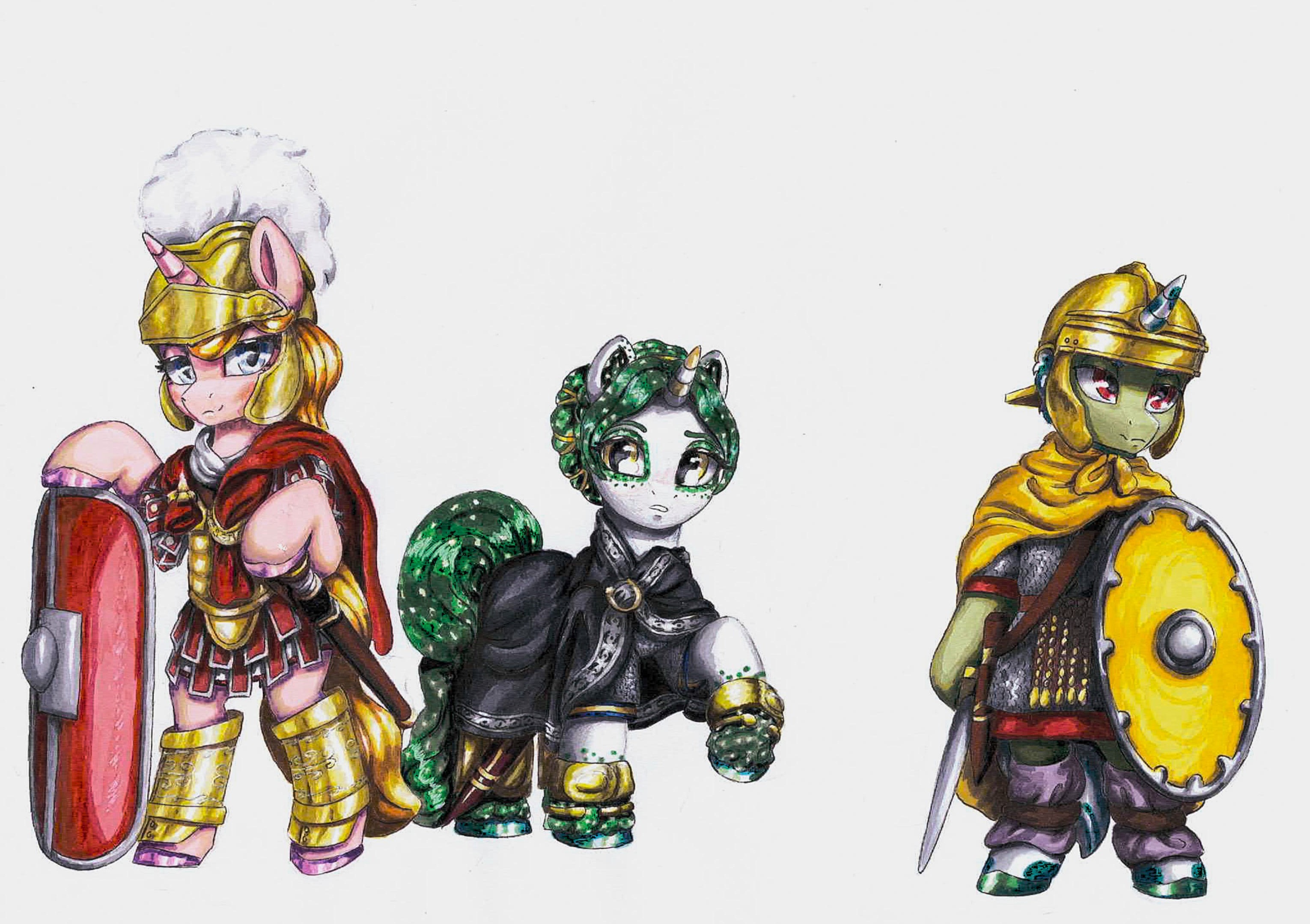 #3607453 - safe, oc, oc:antiquity, unicorn, ancient rome, antique ...