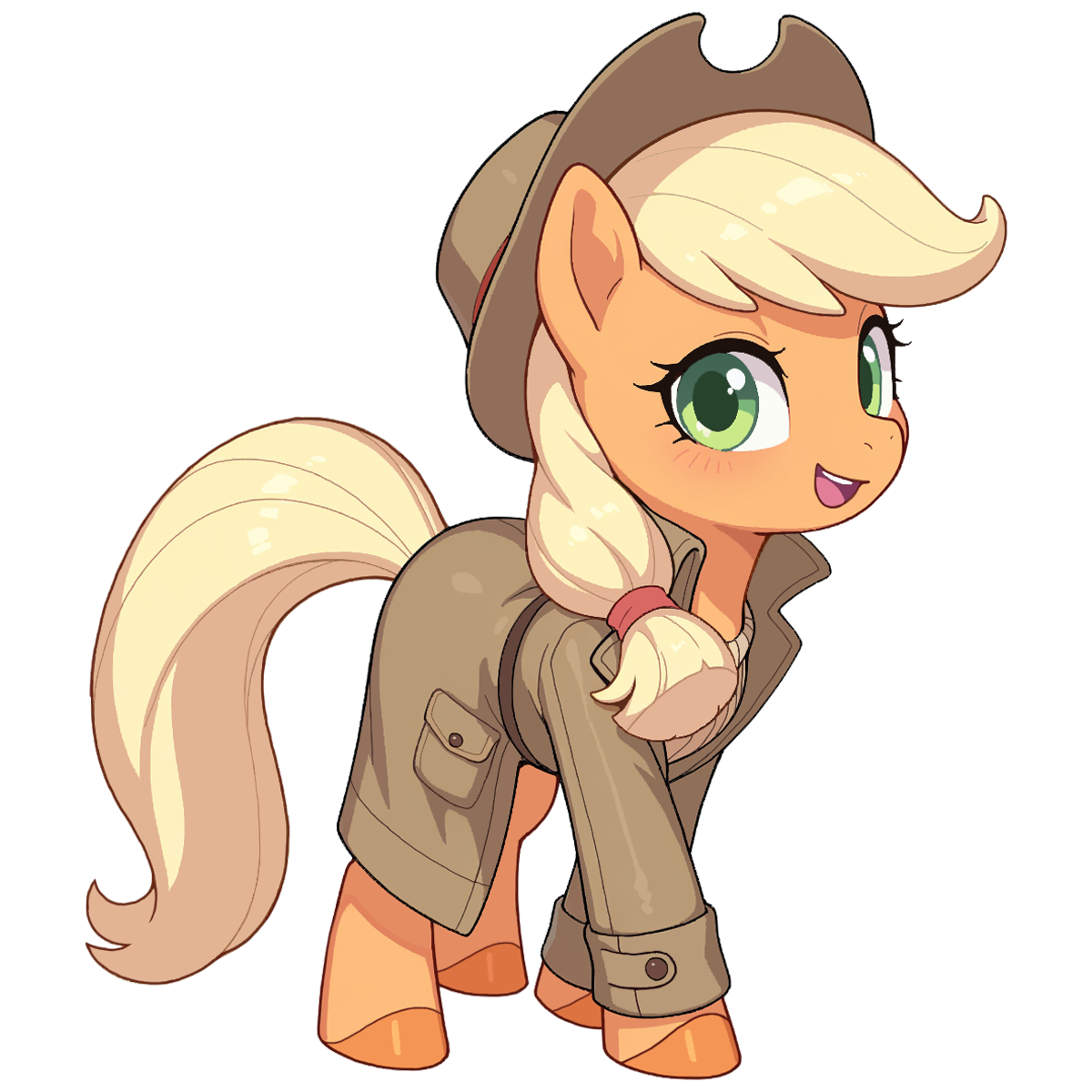 #3608238 - safe, artist:ponyversemusic, applejack, earth pony, pony ...