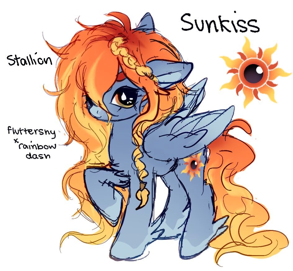 #3608375 - safe, artist:brlvet, oc, oc only, oc:sunkiss, pegasus, pony ...
