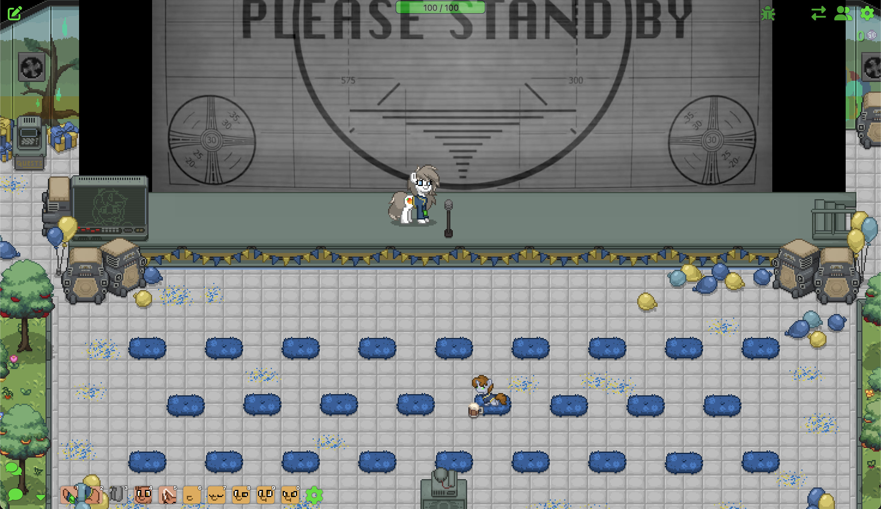 #3608753 - safe, artist:uniroam, oc, oc:littlepip, oc:luckydonald ...