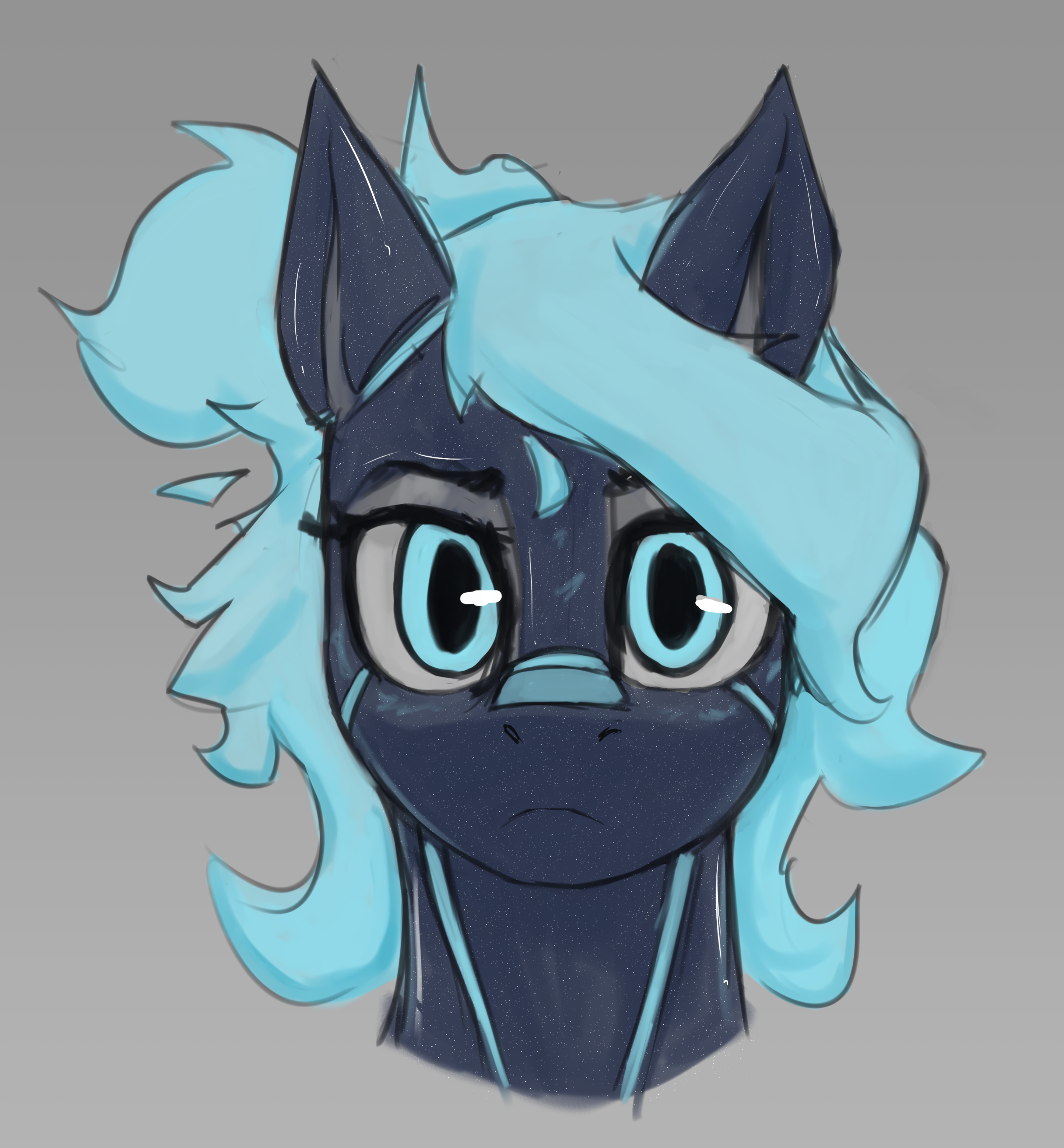 #3609117 - safe, artist:queen-razlad, oc, oc:maelfrost, pony, robot ...