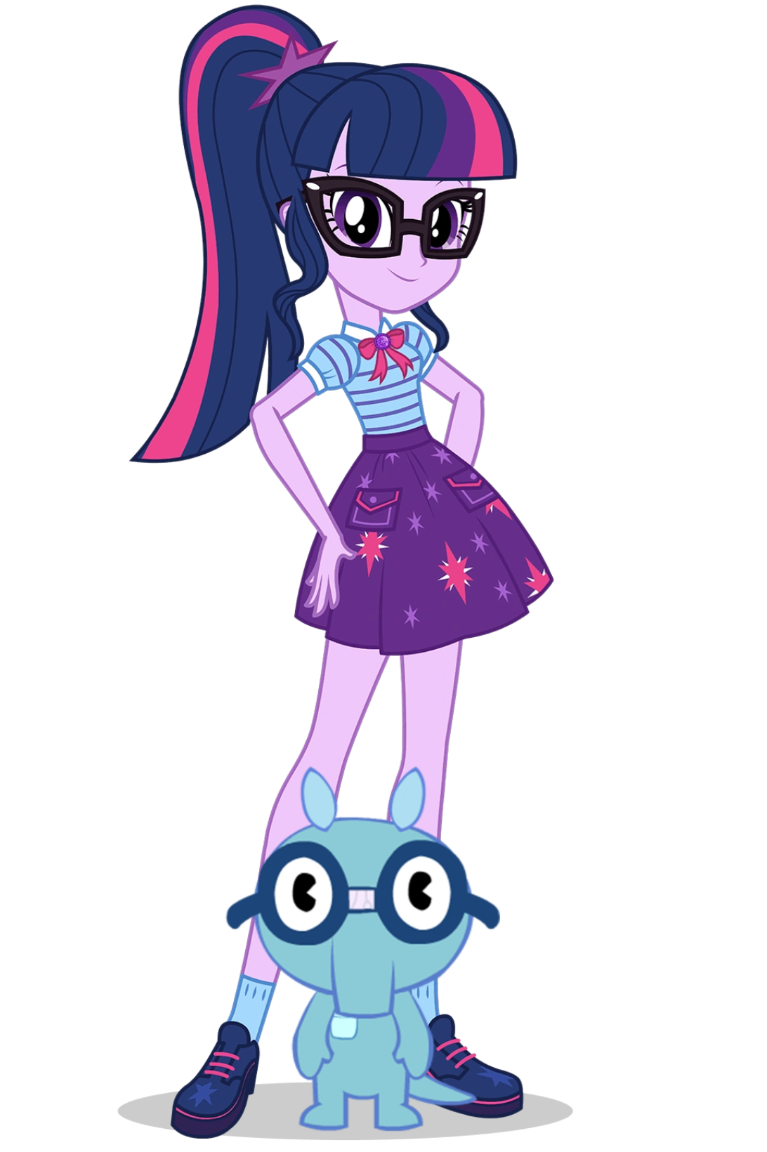 #3609725 - safe, artist:stevenracecars, sci-twi, twilight sparkle ...