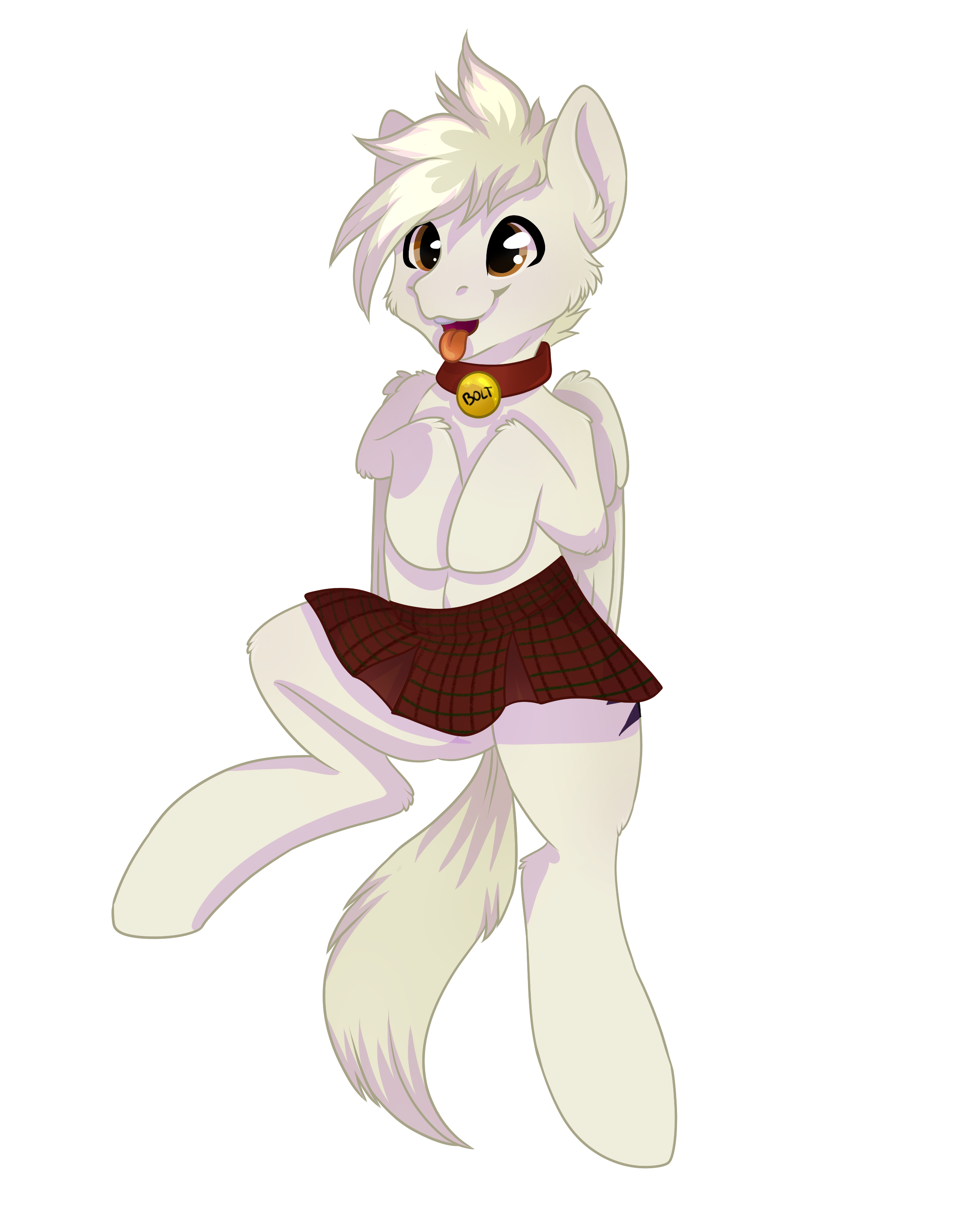 #3610112 - safe, alternate version, artist:annuthecatgirl, oc, oc only, oc:bolt the super pony ...