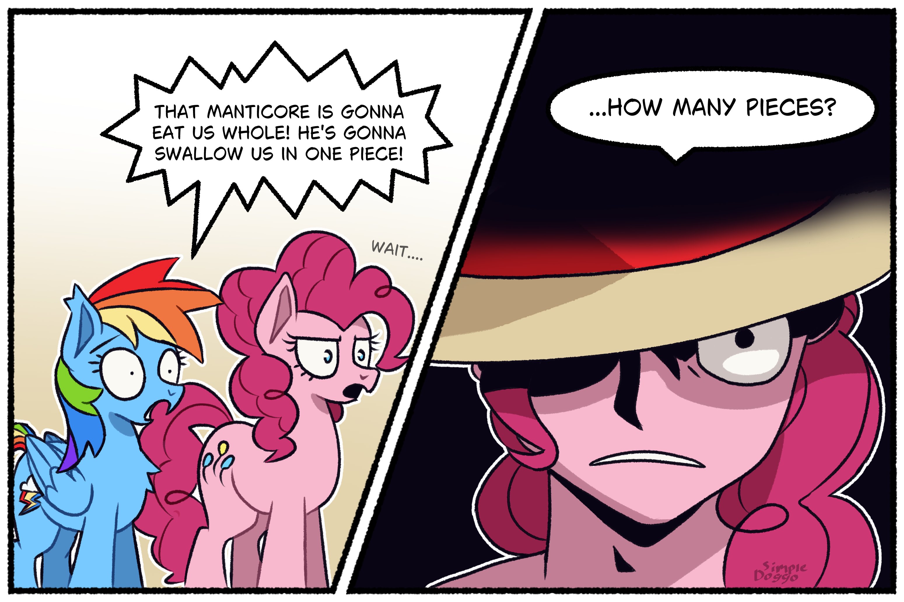 #3611145 - safe, artist:simpledoggo, pinkie pie, rainbow dash, earth pony, pegasus, pony, g4, 2 ...